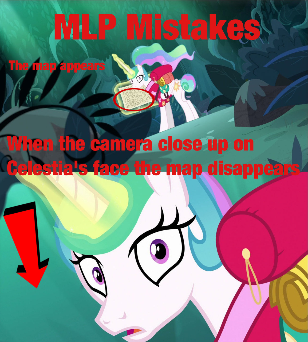#2859360 - safe, edit, edited screencap, screencap, princess celestia ...
