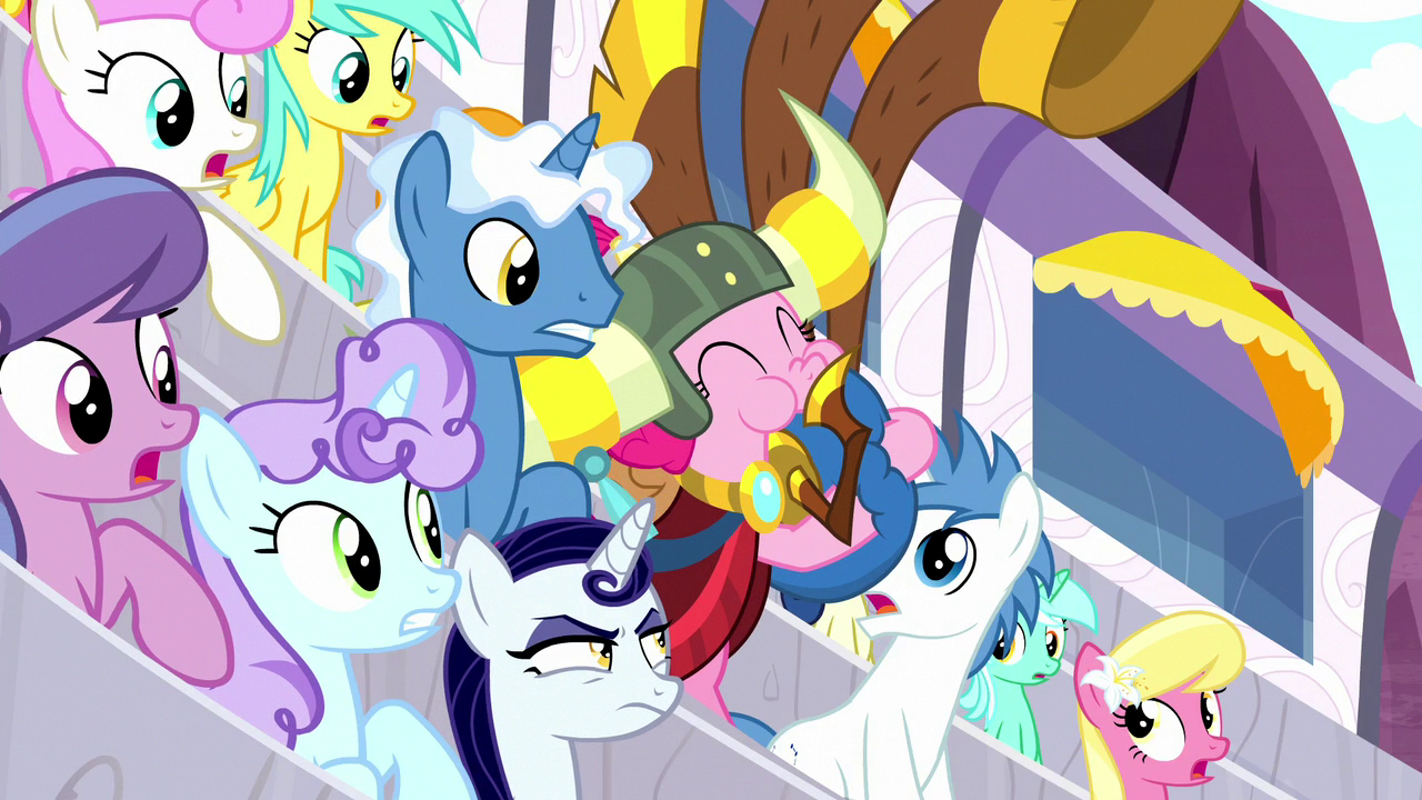 #2886966 - safe, screencap, azure velour, bon bon, lily, lily valley ...