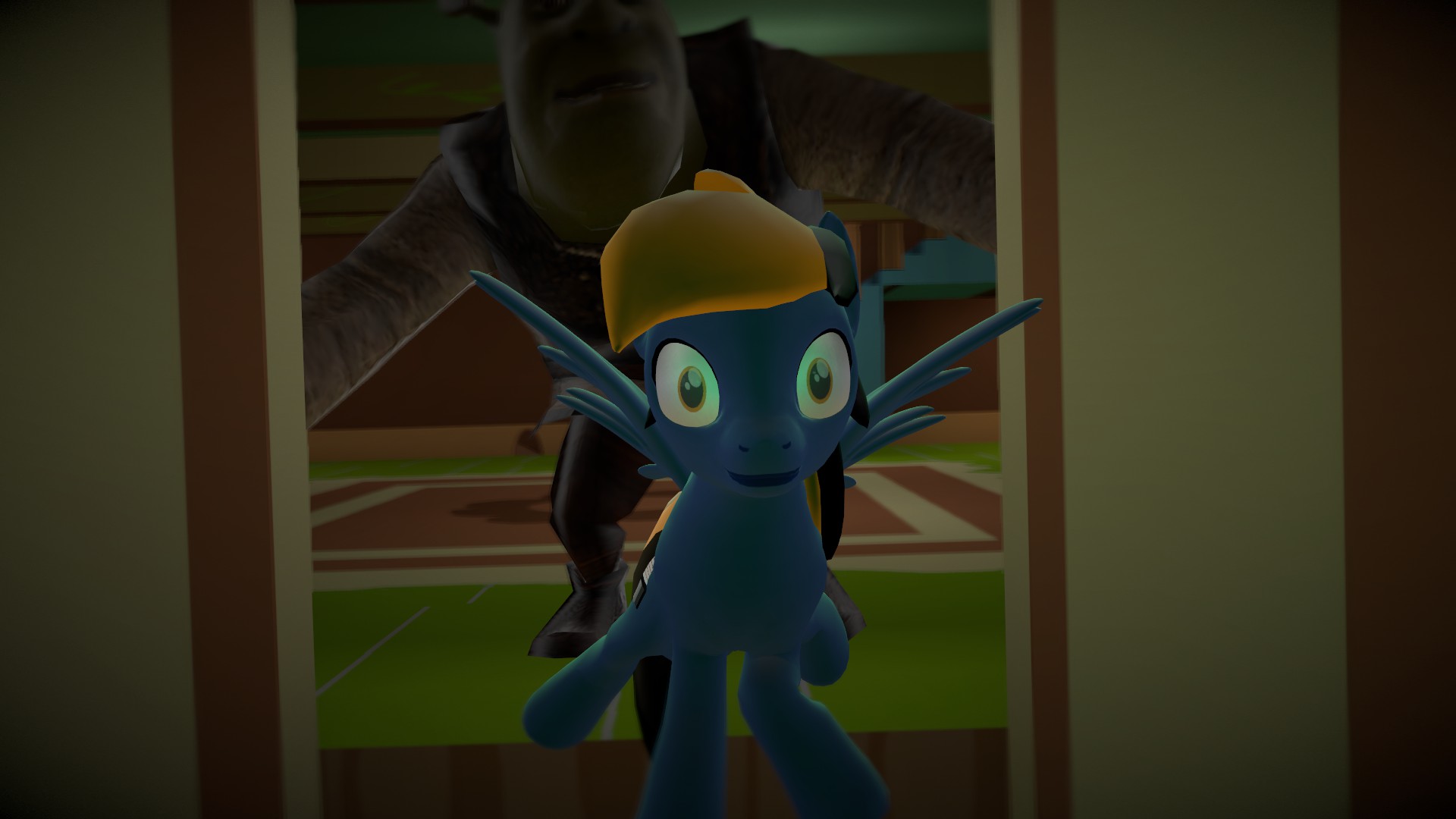 #2877866 - safe, artist:nelfi_fliz, oc, oc:nelfi_fliz, ogre, pegasus ...