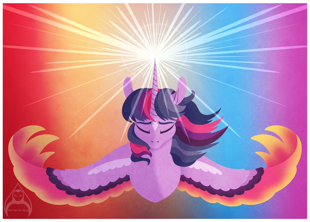 #2891030 - safe, artist:will-owl-the-wisp, twilight sparkle, alicorn ...