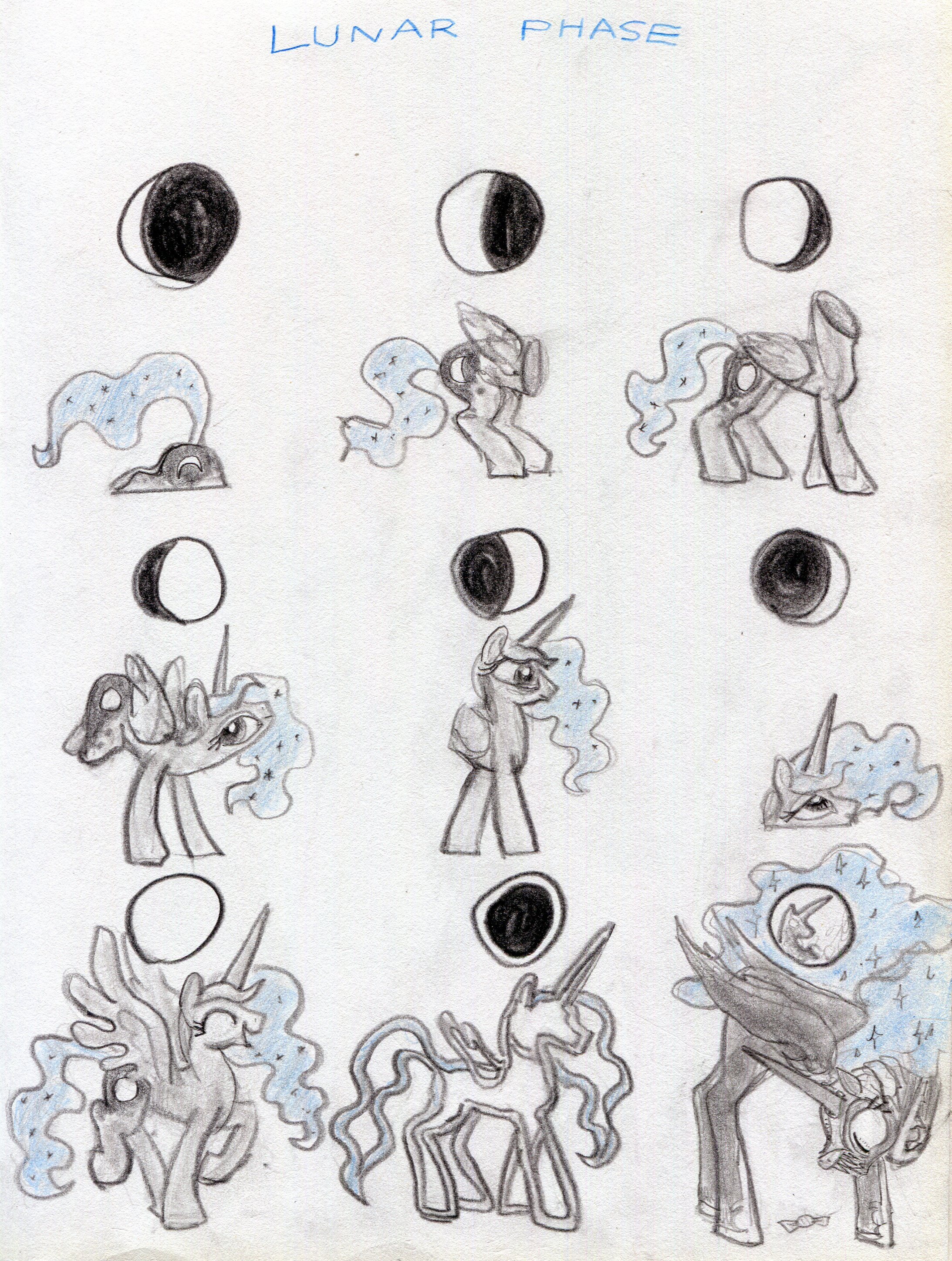 #2881102 - safe, artist:ja0822ck, nightmare moon, princess luna, tantabus, alicorn, pony, g4 ...