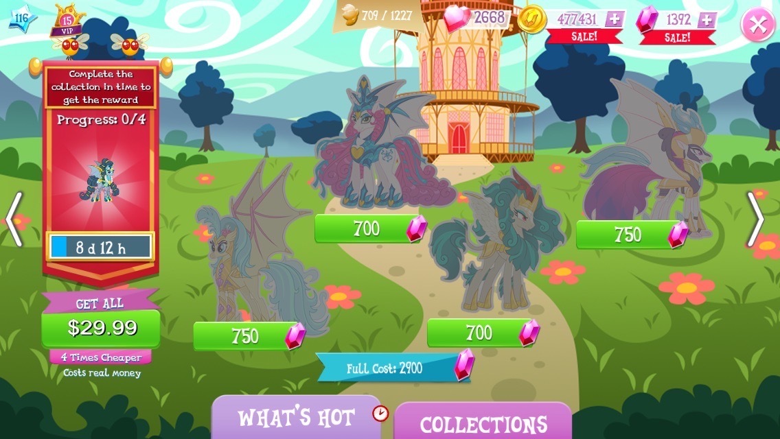 #2905101 - safe, gameloft, princess amore, princess skystar, queen novo ...