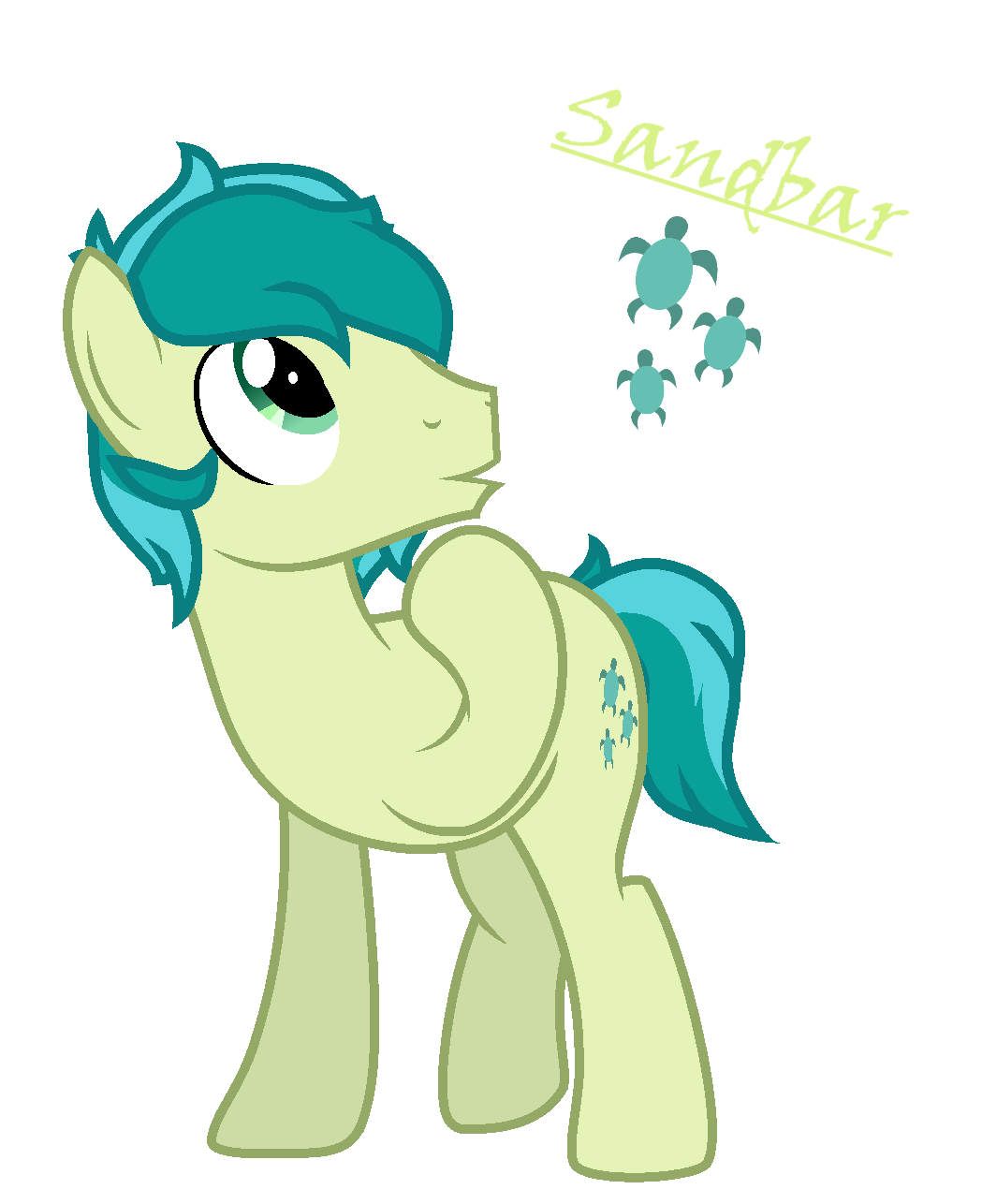 #2911484 - safe, artist:hate-love12, sandbar, earth pony, pony, g4 ...