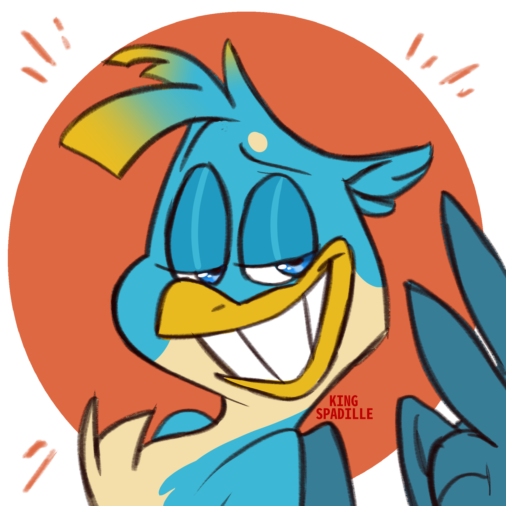 #2918357 - safe, artist:kingspadille, gallus, griffon, bust, chest ...