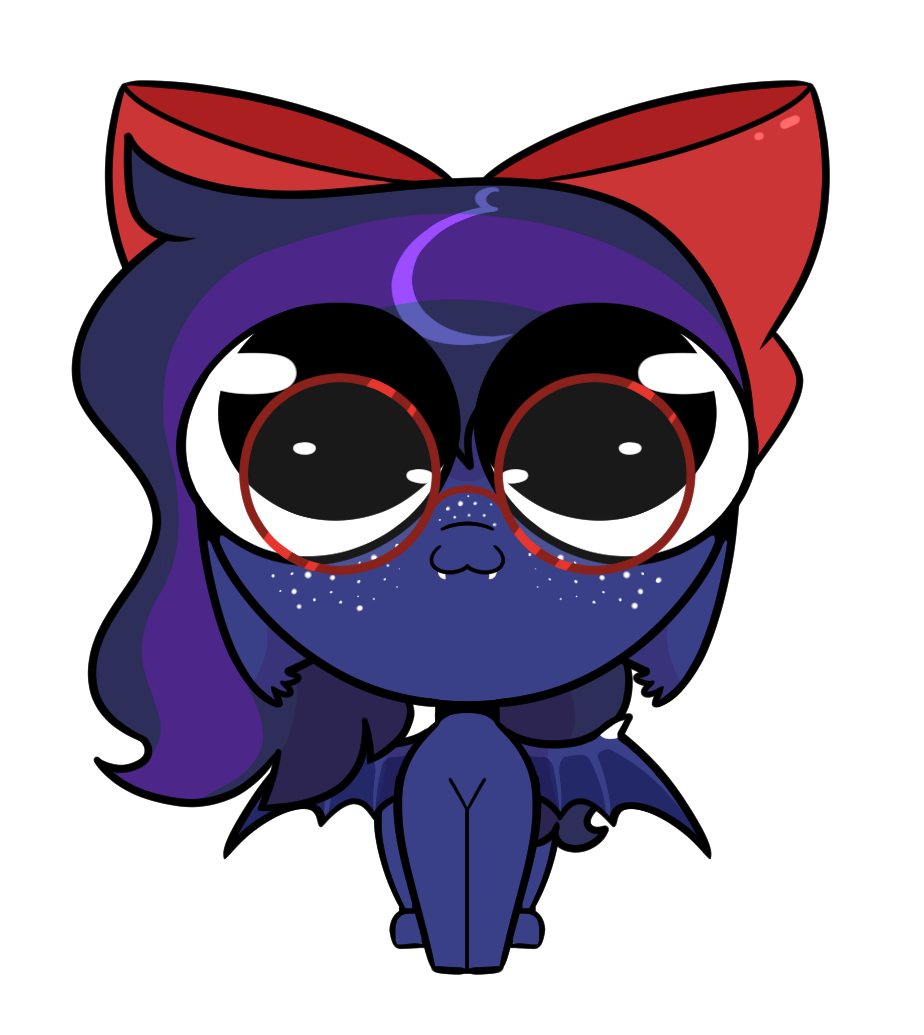 #2900934 - safe, artist:sailorr_s, oc, oc only, oc:shadow twinkle, bat ...