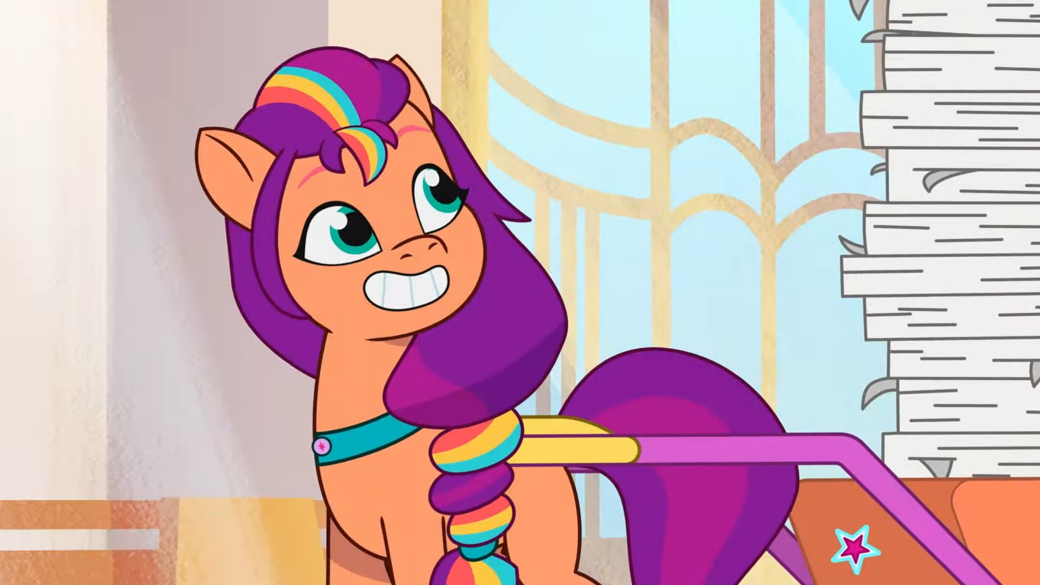 #2902878 - safe, screencap, sunny starscout, earth pony, pony, g5, my ...