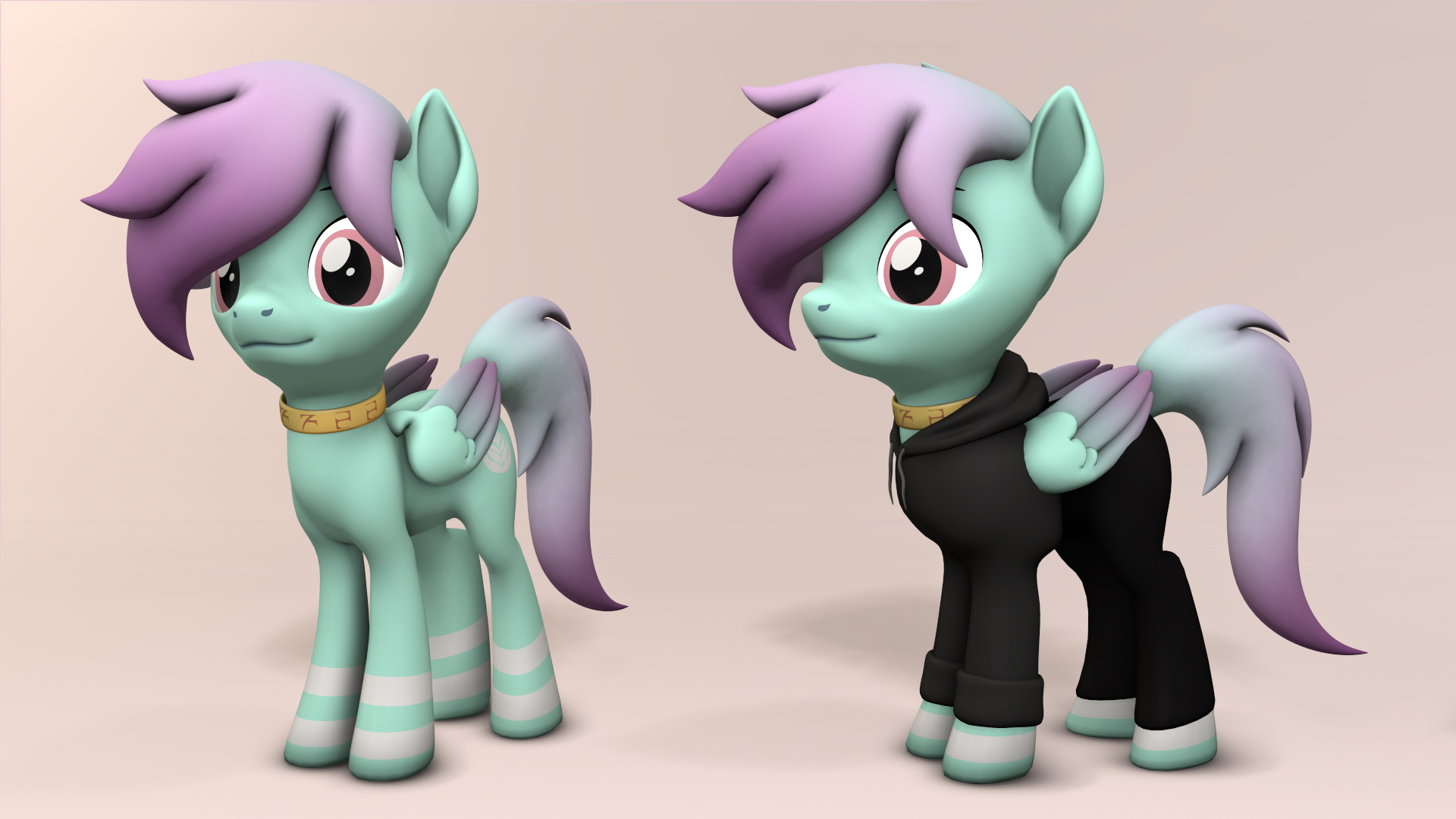 #2902946 - safe, artist:whiteskypony, oc, oc only, pegasus, pony, 3d ...