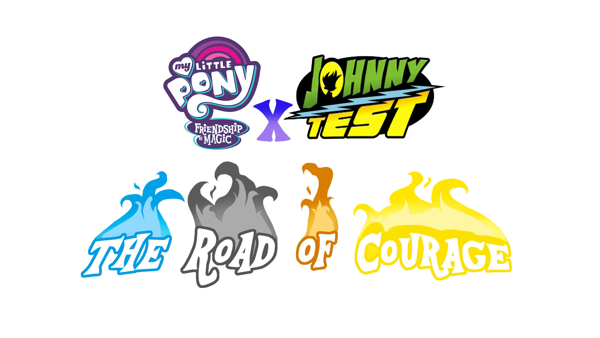 #2918660 - safe, artist:prismagalaxy514, crossover, fanfic art, johnny ...