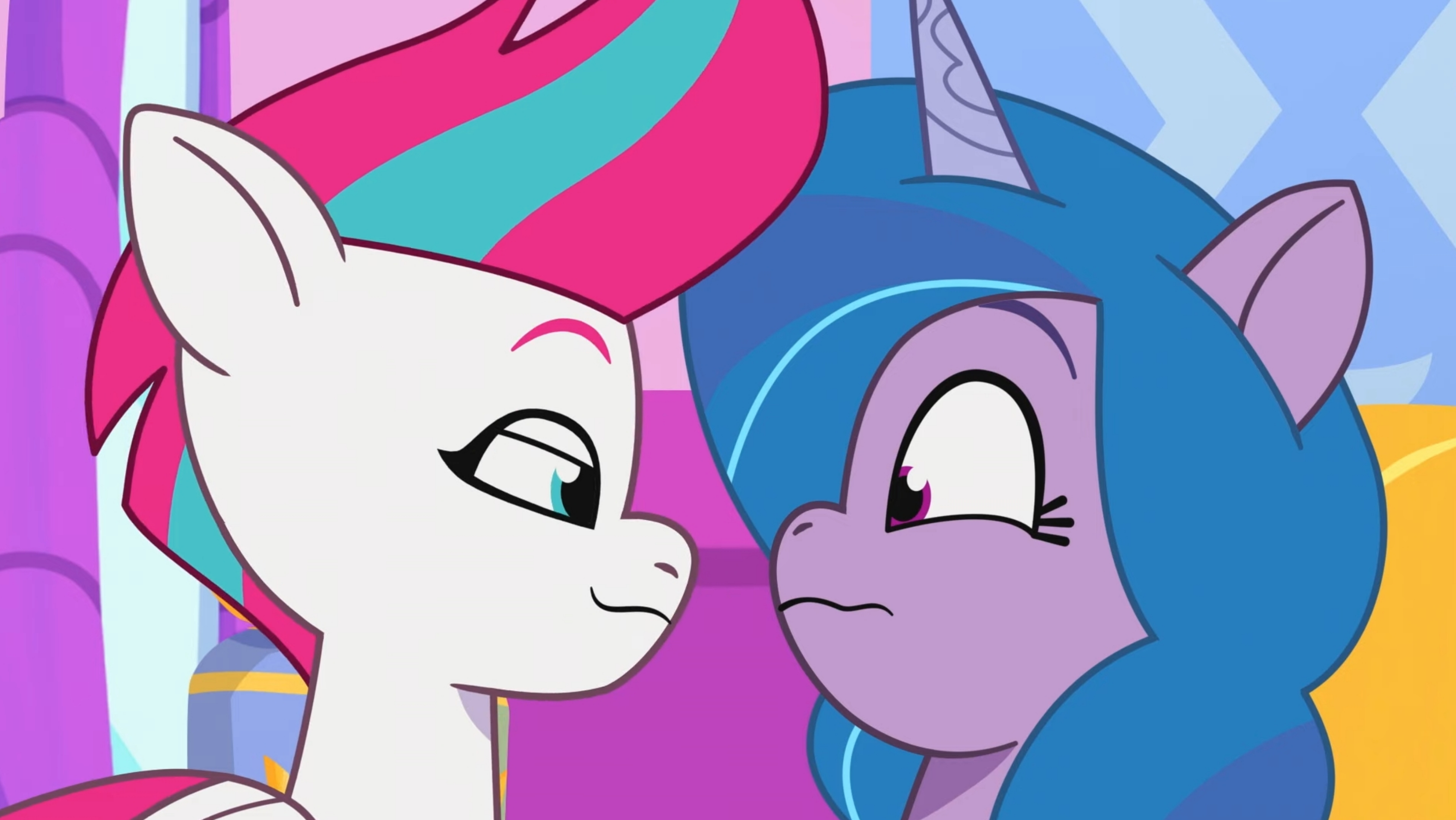 #2926296 - safe, screencap, izzy moonbow, zipp storm, pegasus, pony ...
