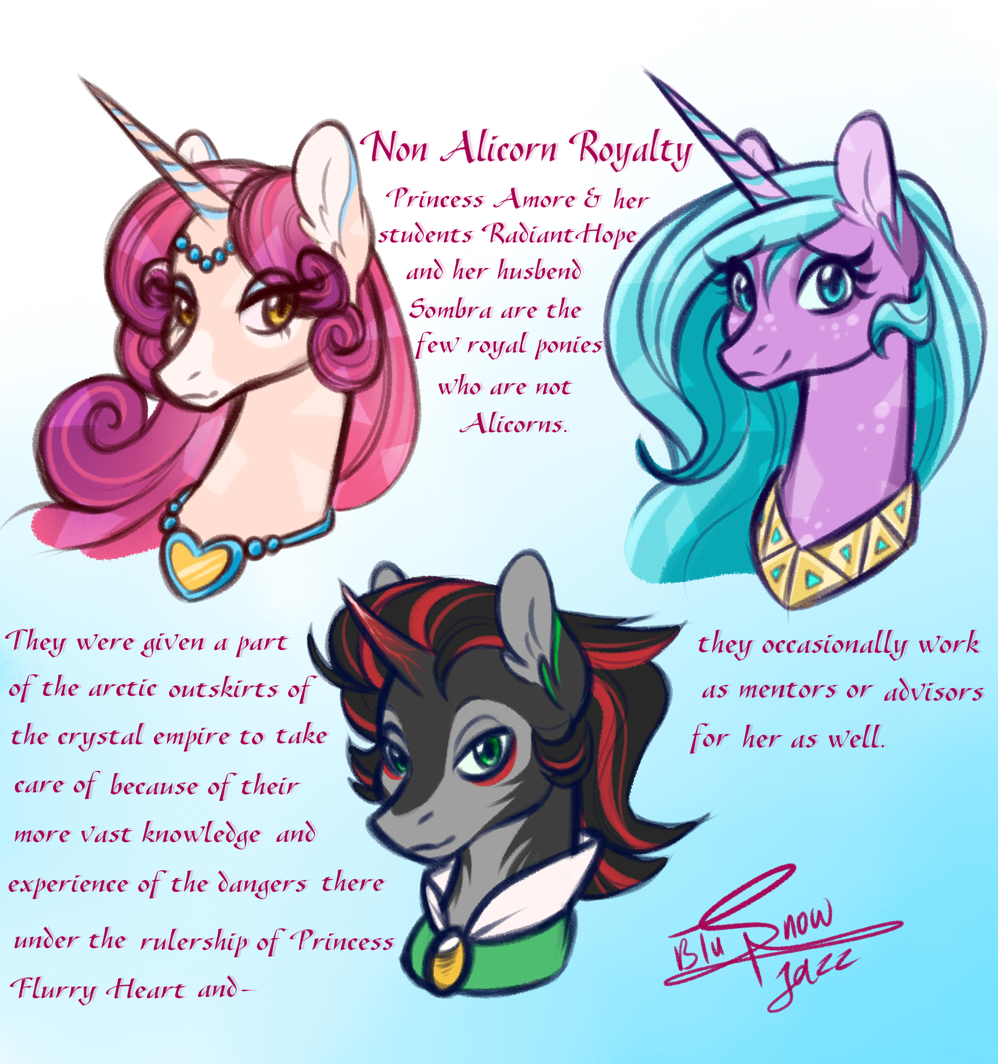 #2926571 - safe, artist:snowballflo, idw, king sombra, princess amore ...