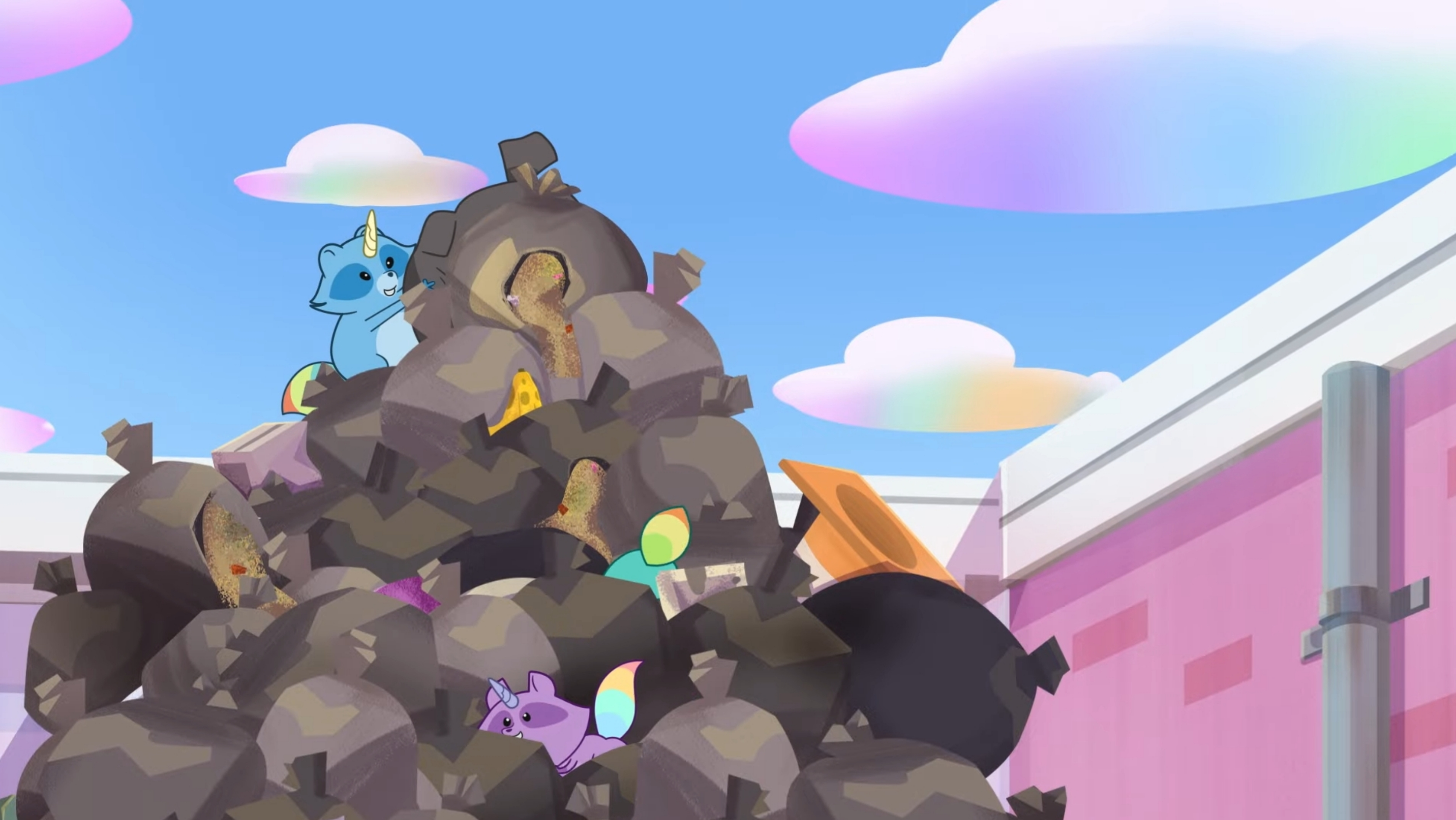 #2930426 - safe, screencap, raccoonicorn, another pony's trash, g5, my ...