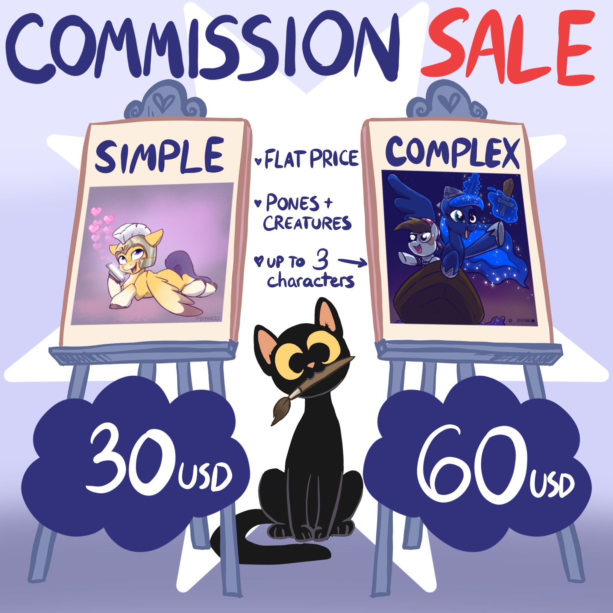 #2919533 - safe, artist:pfeffaroo, pipsqueak, princess luna, alicorn ...