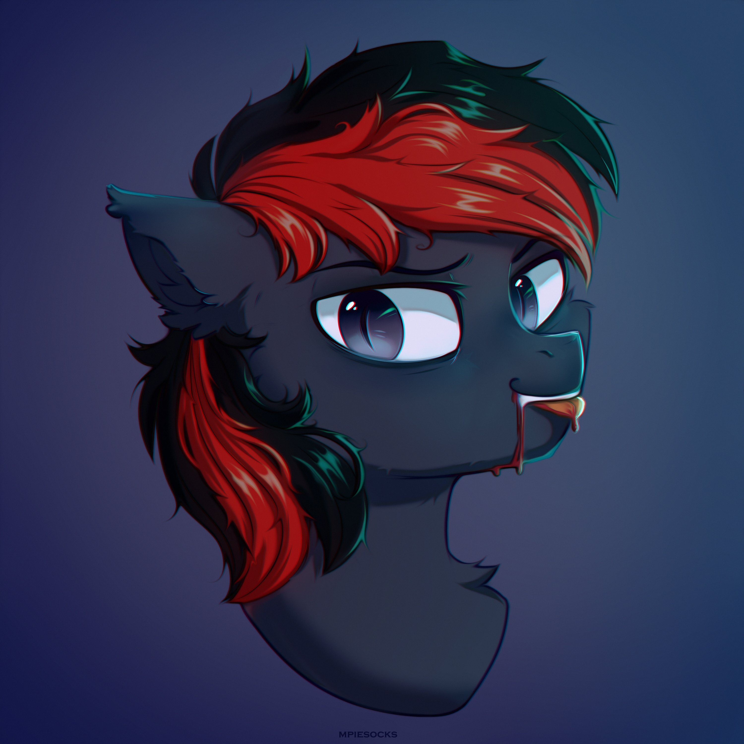 #2919873 - semi-grimdark, artist:raily, oc, oc only, oc:shadow sky, bat ...