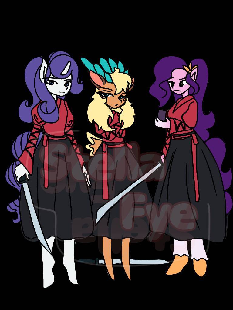 #2932014 - safe, artist:stellarleda, pipp petals, rarity, velvet (tfh ...