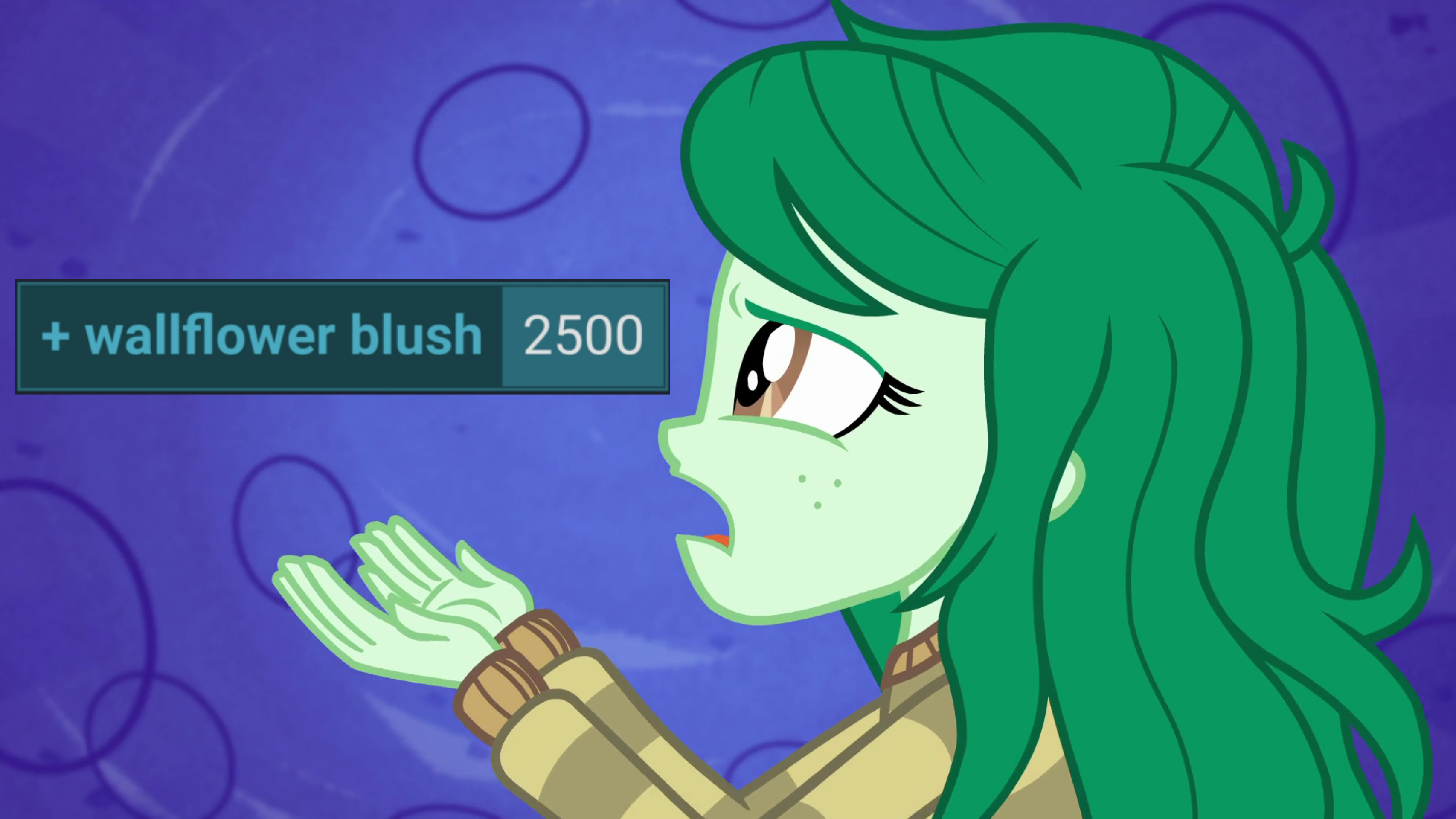 #2932453 - safe, edit, edited screencap, editor:itsmgh1203, screencap, wallflower blush, human ...