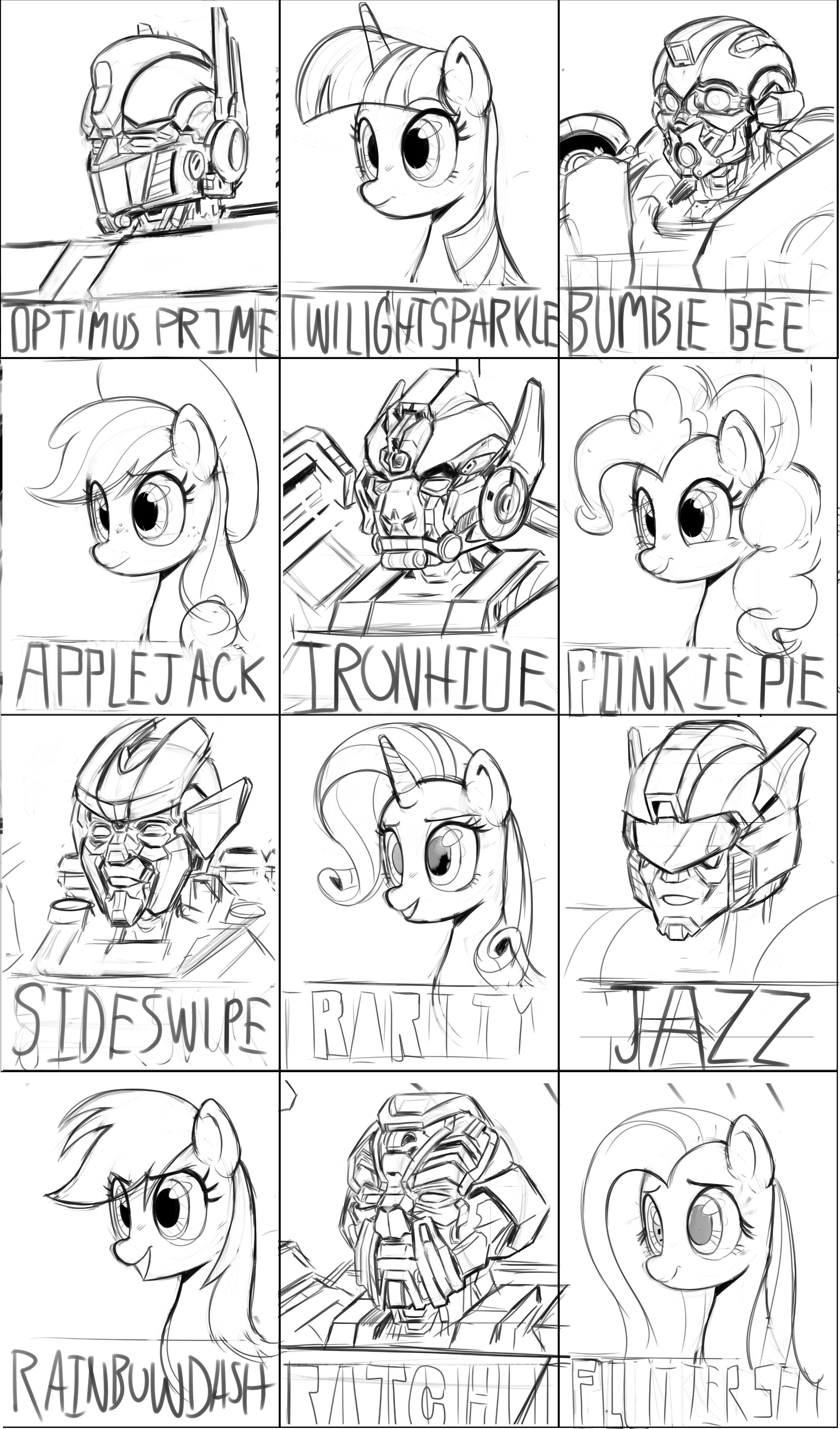 #2933369 - safe, artist:_ton618_, applejack, fluttershy, pinkie pie ...