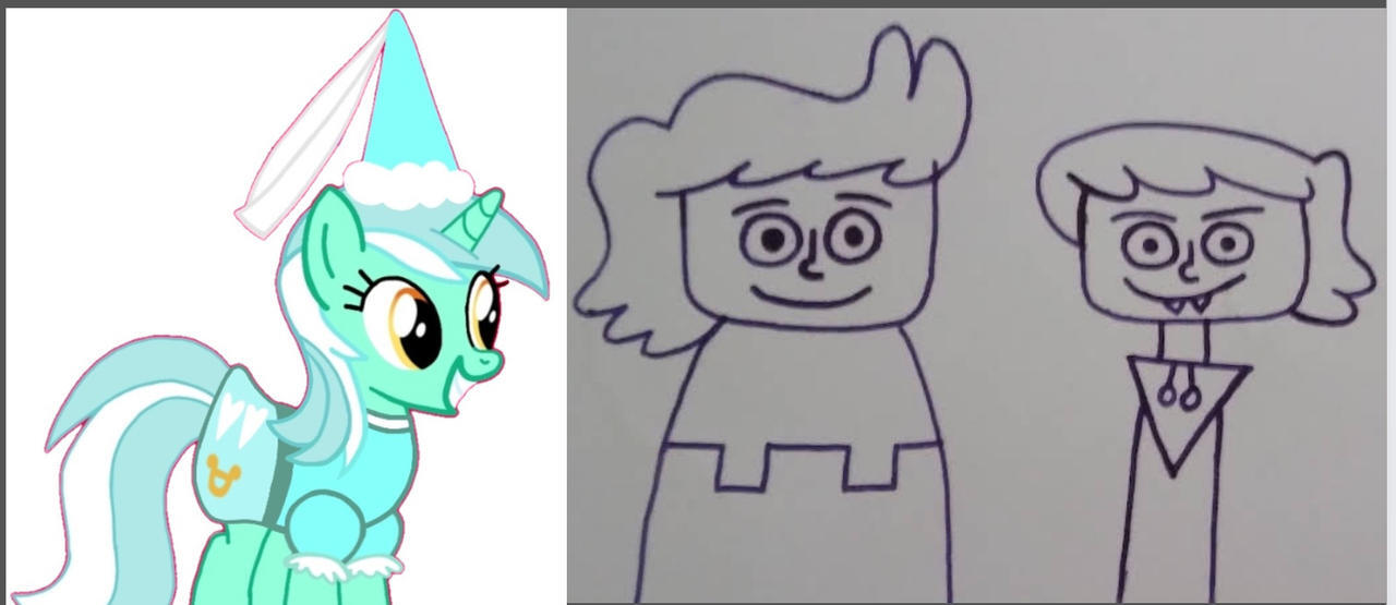 #2933471 - safe, artist:darlycatmake, lyra heartstrings, human, pony ...