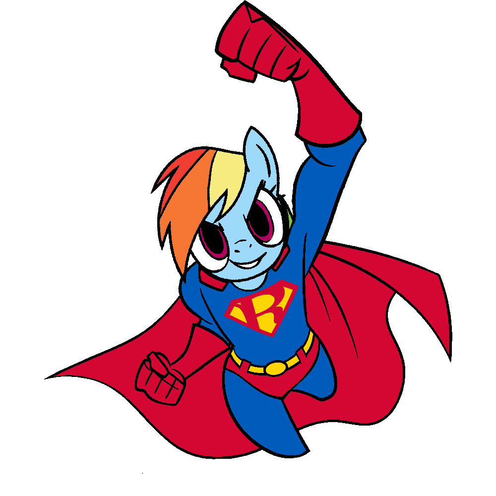 #2934330 - safe, artist:thatradhedgehog, rainbow dash, anthro, dc ...
