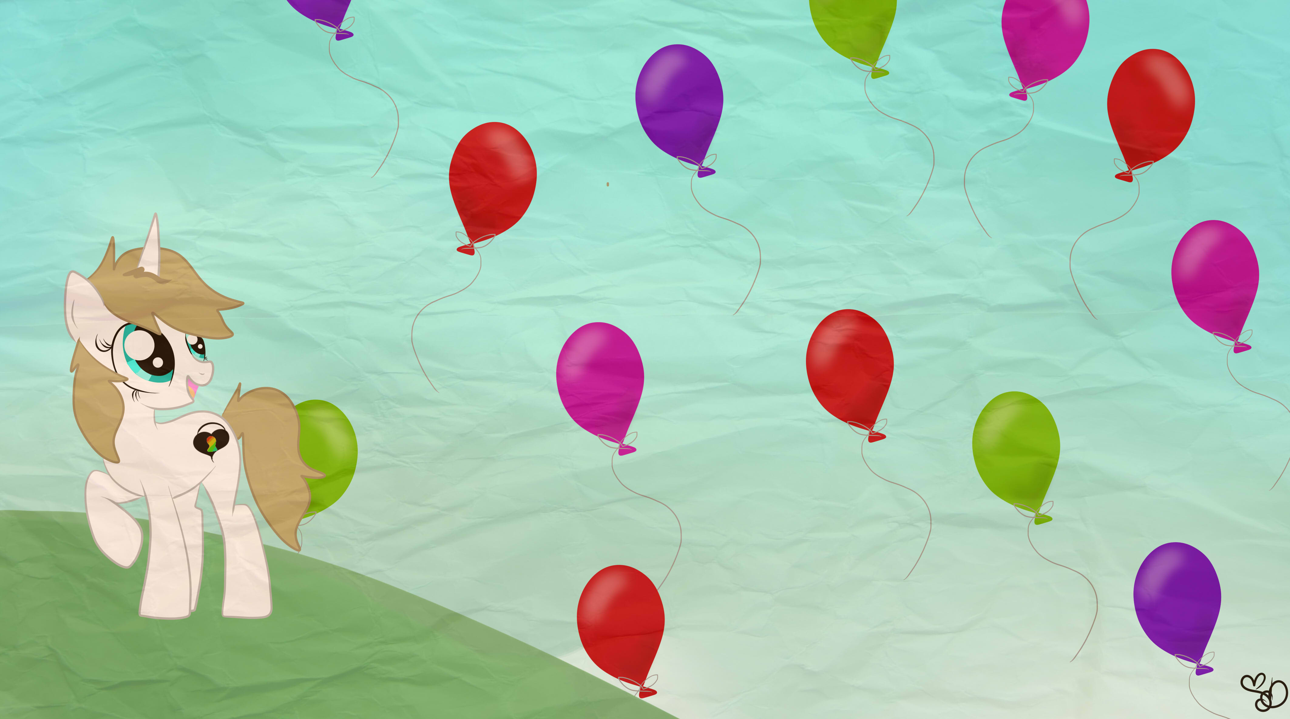 #2934396 - safe, artist:balloons504, oc, oc only, oc:balloons, pony ...