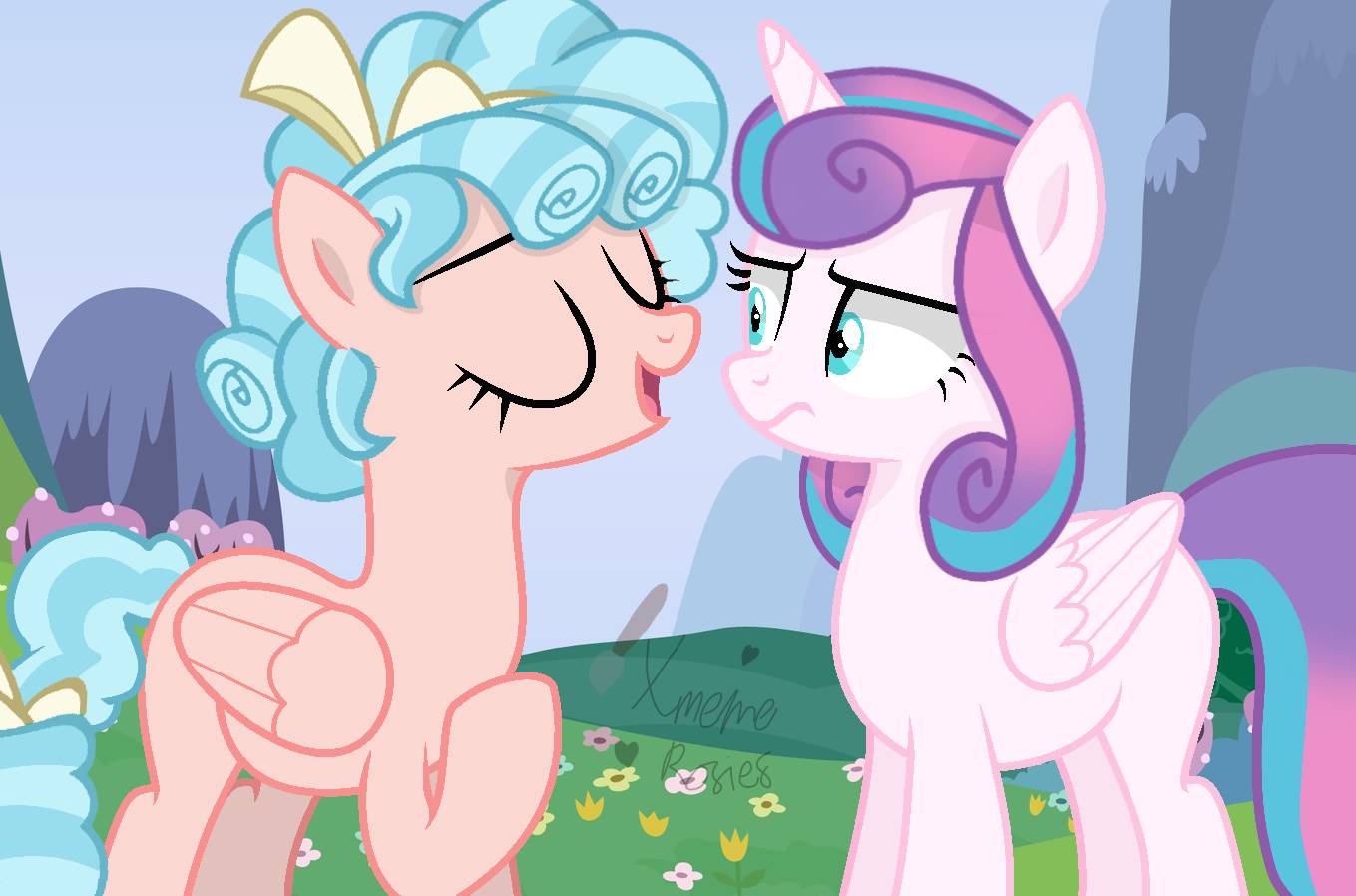 #2934674 - safe, artist:klewgcg, artist:xmemerosies, cozy glow ...