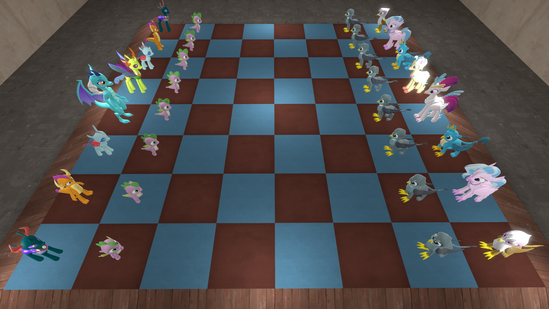 #2935166 - safe, artist:php170, gabby, gallus, gilda, ocellus, pharynx ...