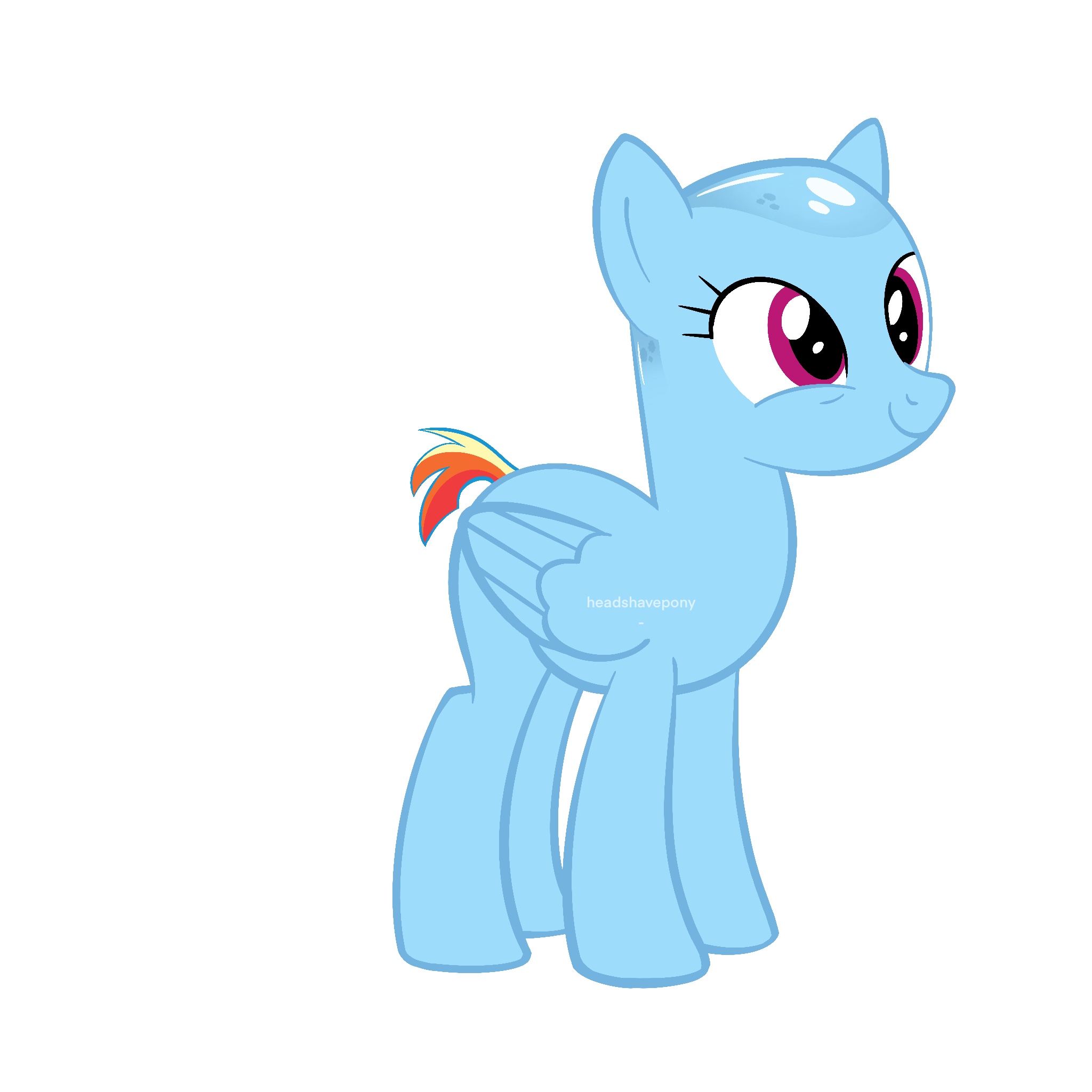 #2935710 - safe, artist:headshavepony, rainbow dash, pegasus, pony ...