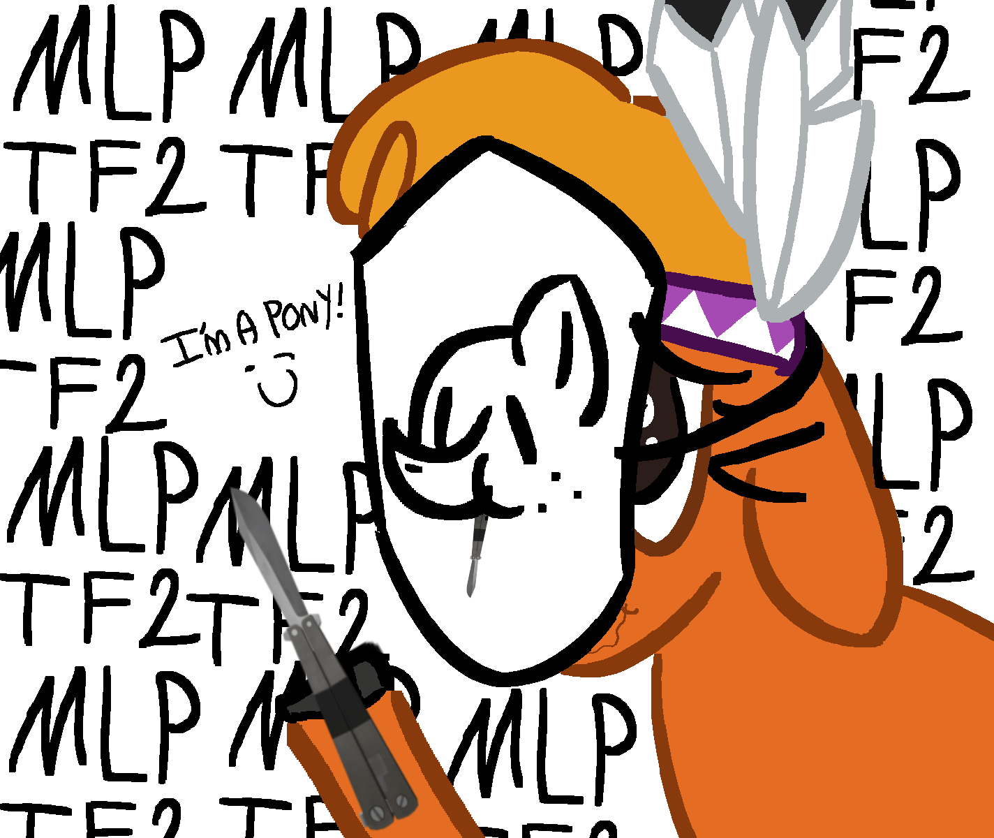#2938363 - safe, little strongheart, g4, /mlp/ tf2 general, knife, spy ...
