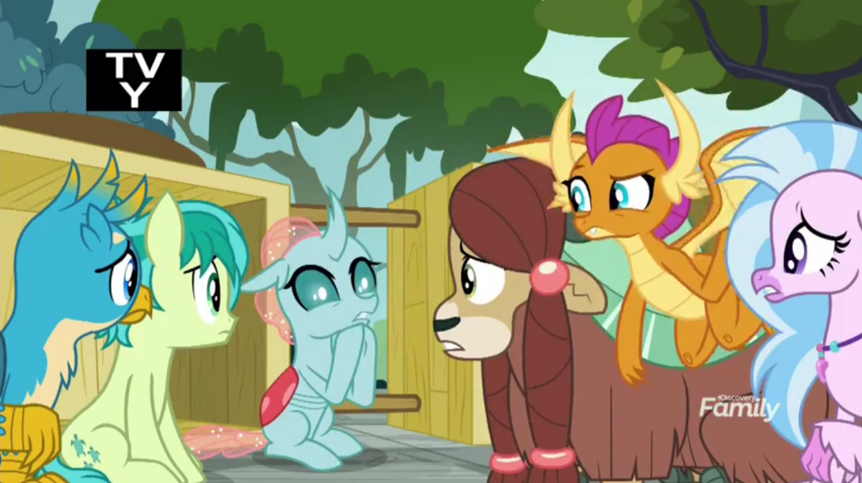 #2938517 - safe, screencap, gallus, ocellus, sandbar, silverstream ...