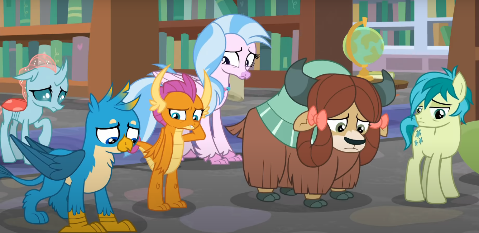 #2938551 - safe, screencap, gallus, ocellus, sandbar, silverstream ...