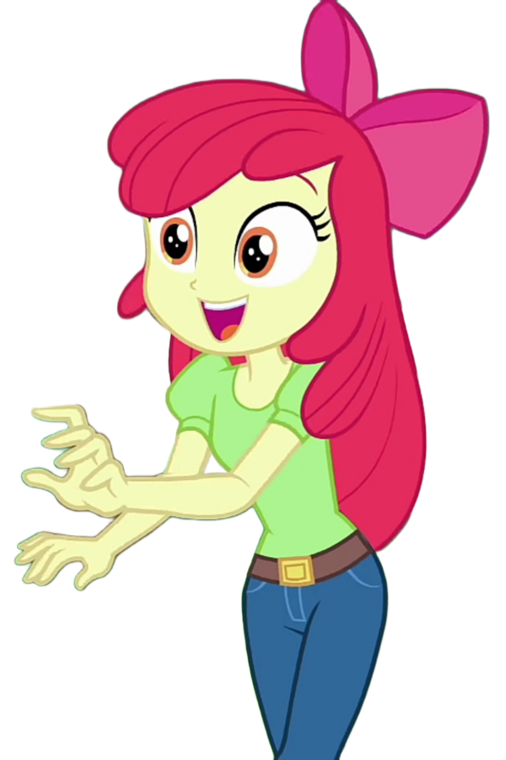 #2921826 - safe, edit, edited screencap, screencap, apple bloom, human ...