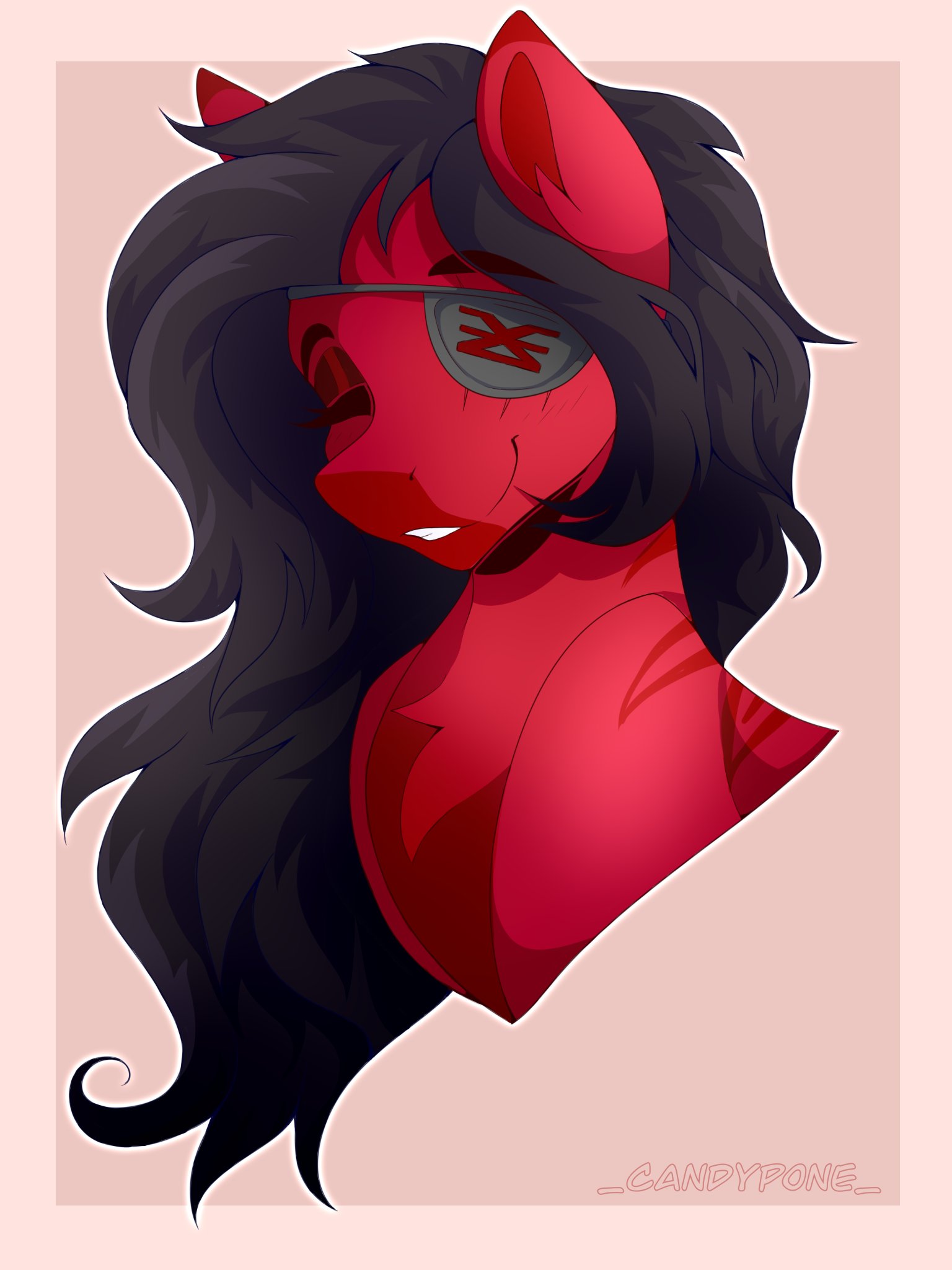 #2945951 - safe, artist:_candypone_, oc, oc only, oc:scarlet shrike ...