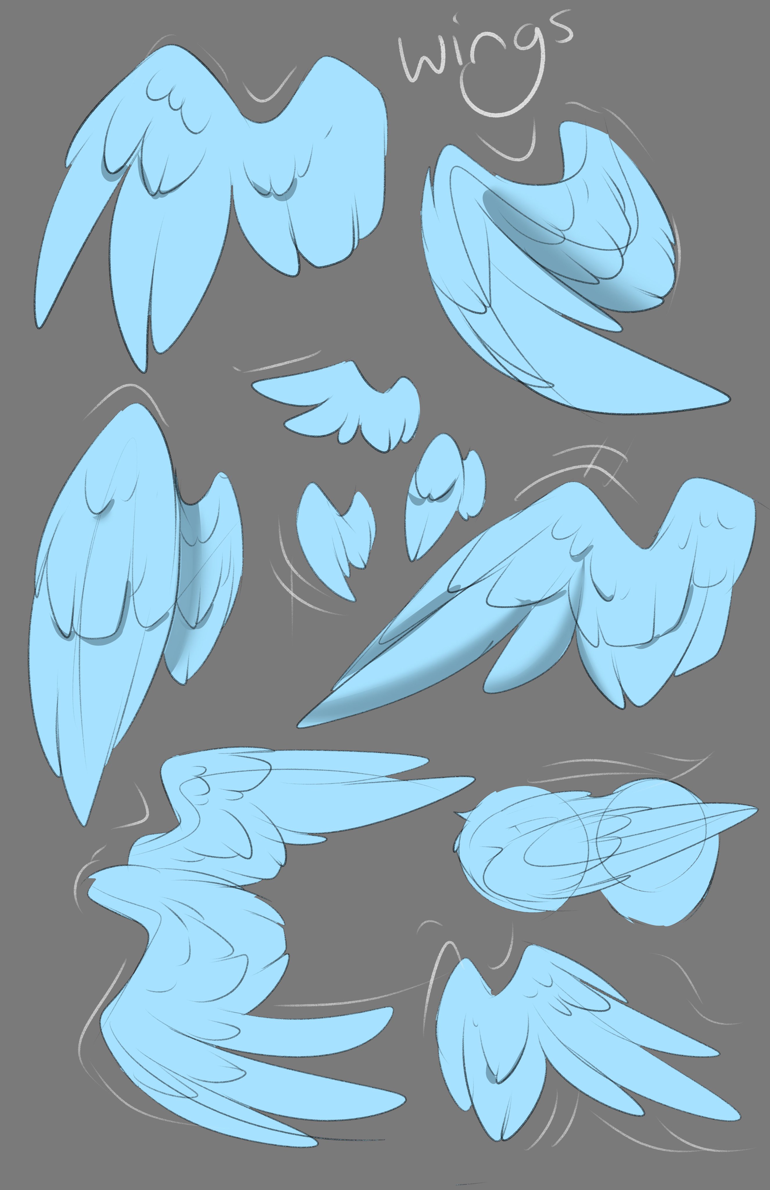 #2946160 - safe, artist:beardie, practice, simple background, sketch, text, wings - Derpibooru
