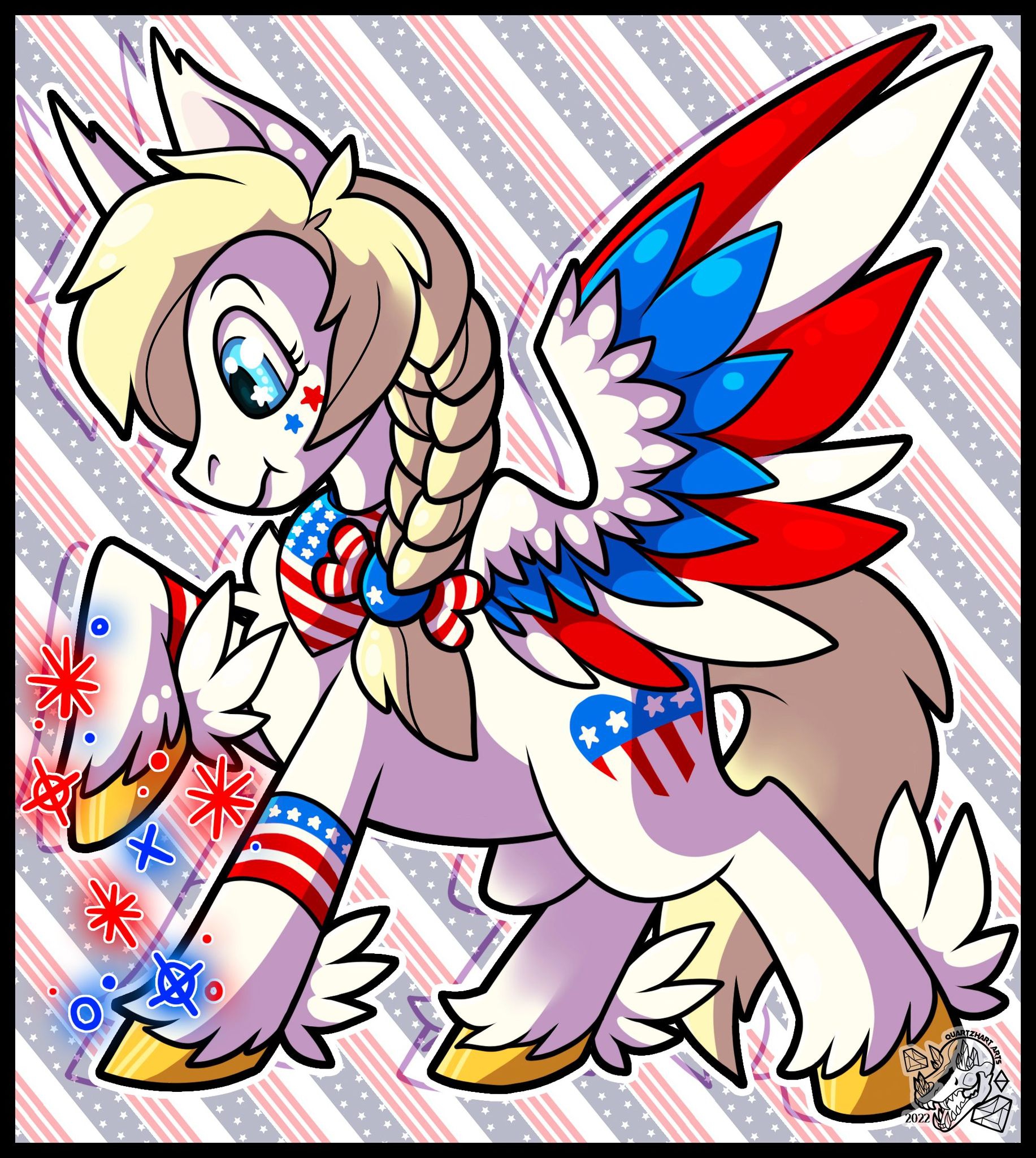 #2946953 - safe, oc, oc:star spangle, pegasus, pony, armband, bow ...