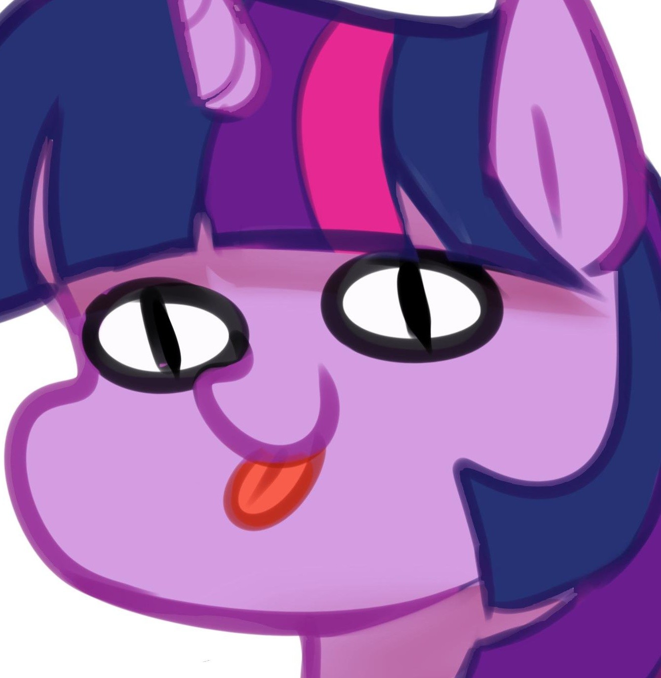 #2948005 - safe, artist:maren, twilight sparkle, pony, 2021, :p ...