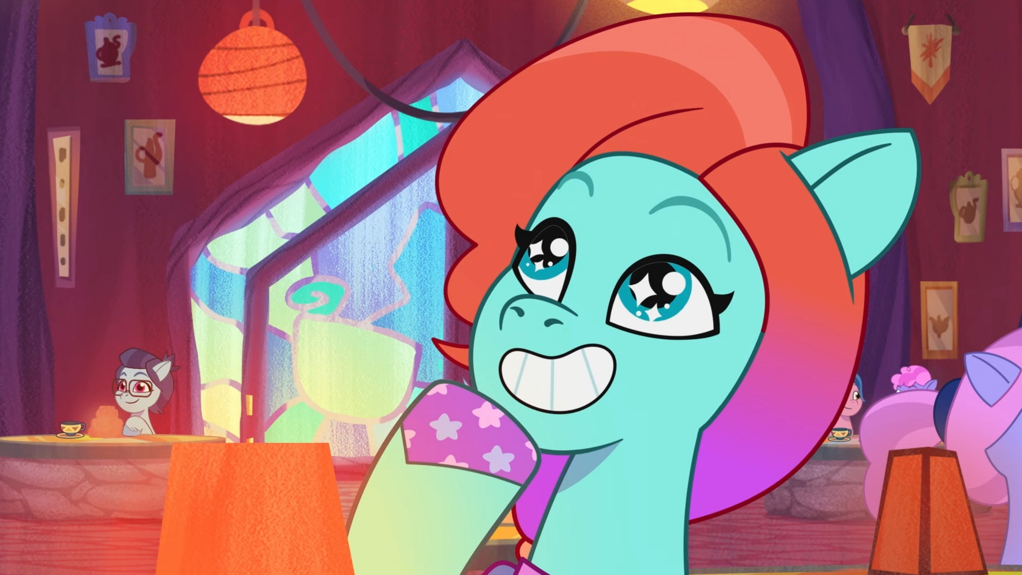 #2948305 - safe, screencap, jazz hooves, nightracer, paisley bluebell ...