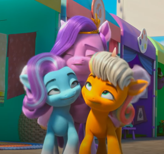 #2950032 - safe, screencap, glory (g5), peach fizz, pipp petals, earth pony, pegasus, pony ...