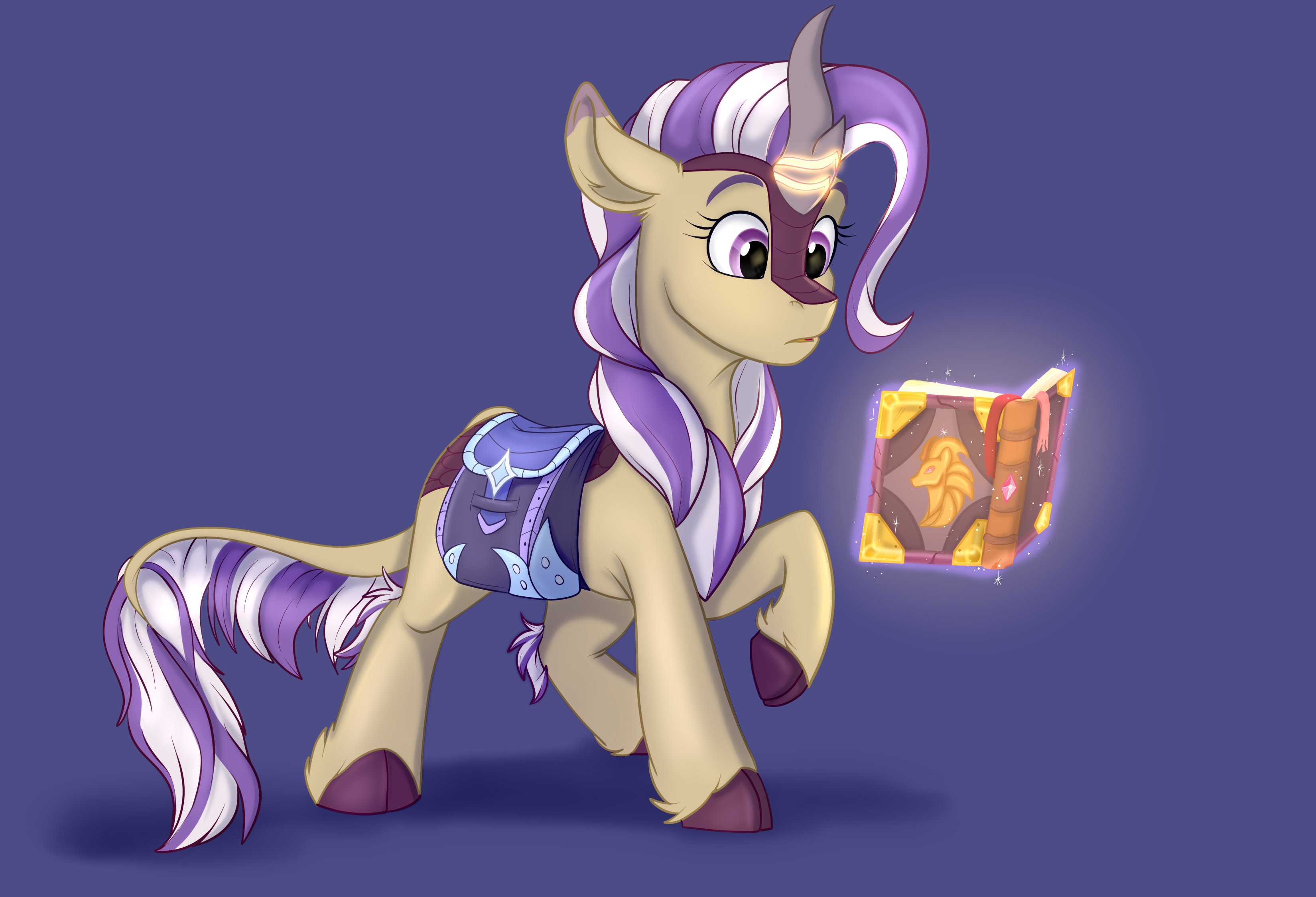 #2951271 - safe, artist:rutkotka, oc, oc only, oc:lotus cinder, kirin, fanfic:words of power ...