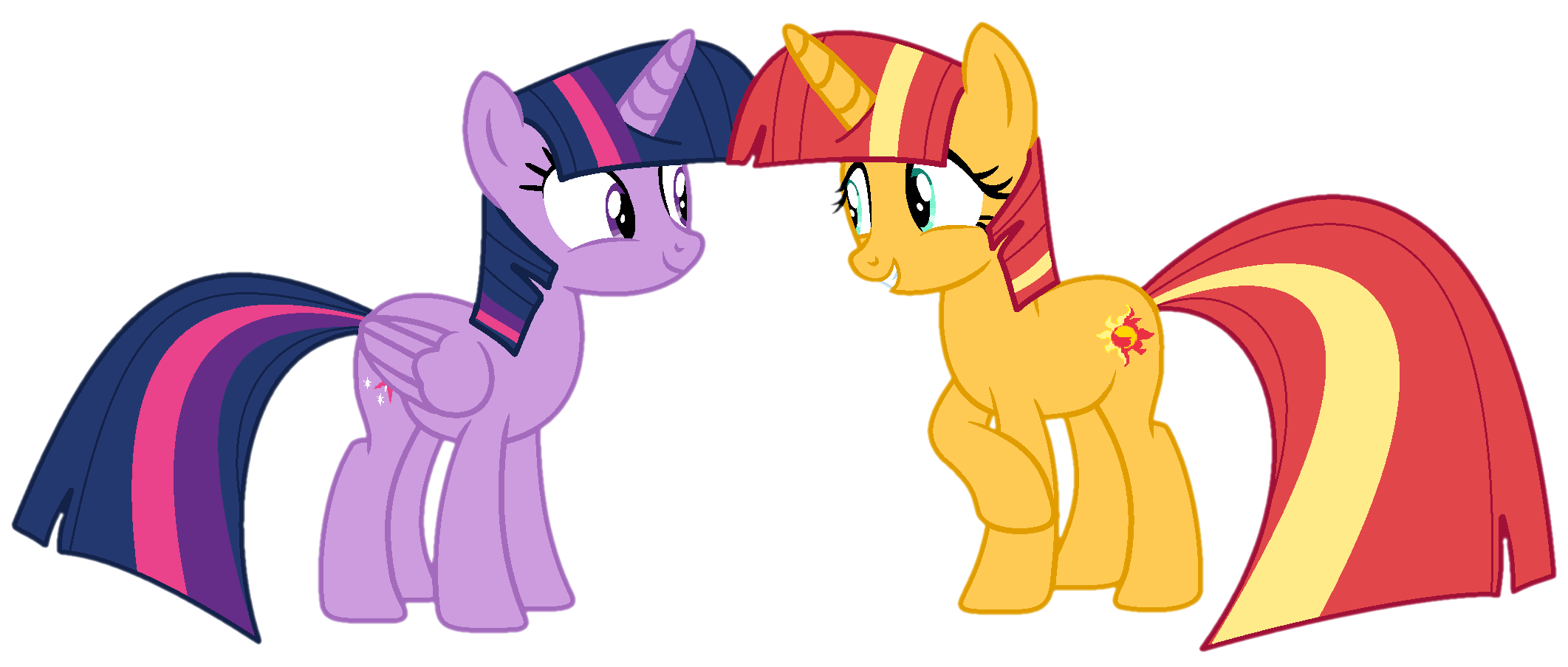 #2951977 - safe, artist:elementbases, artist:twilyisbestpone, sunset ...