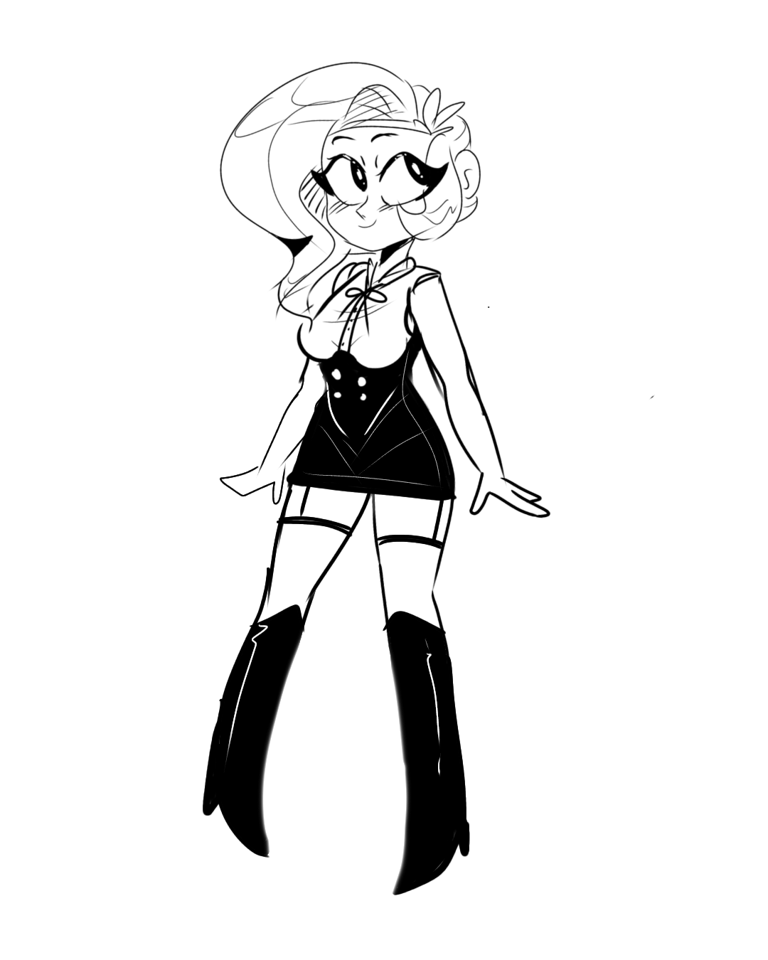 #2952008 - safe, artist:jully-park, pipp petals, human, g5, black and ...