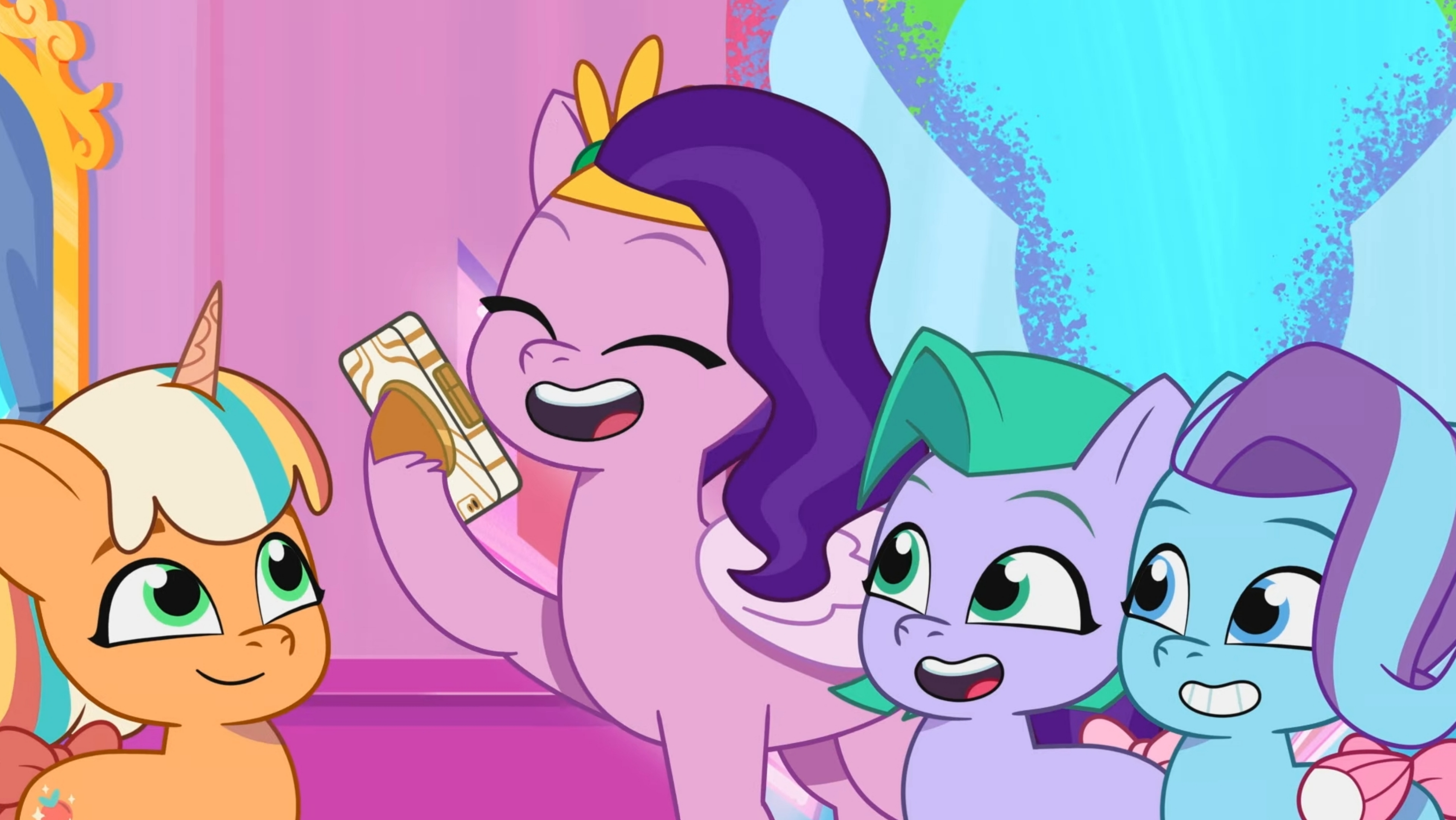 #2952821 - safe, screencap, glory (g5), peach fizz, pipp petals, seashell (g5), earth pony ...