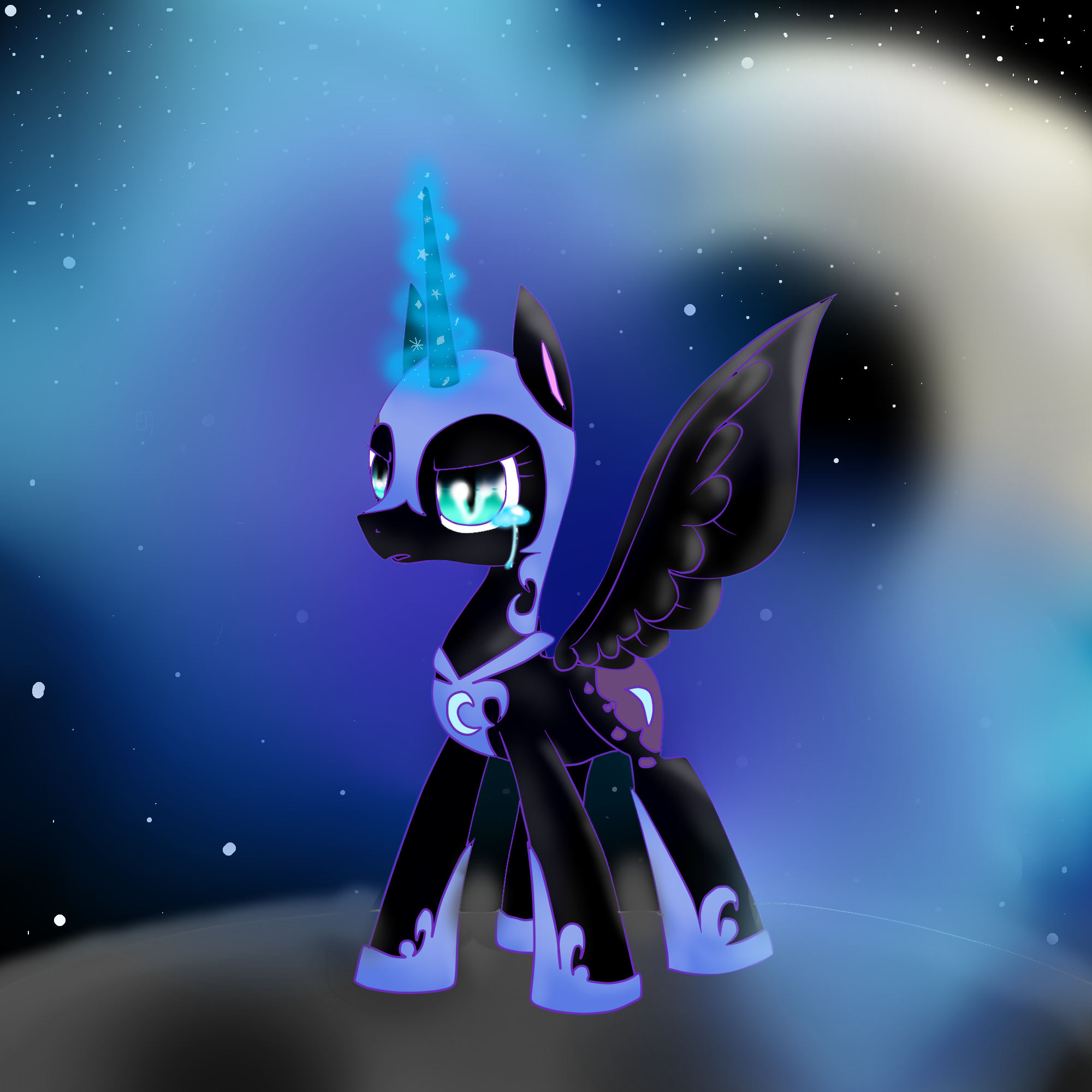 #2941064 - safe, artist:meotashie, nightmare moon, alicorn, pony, g4 ...