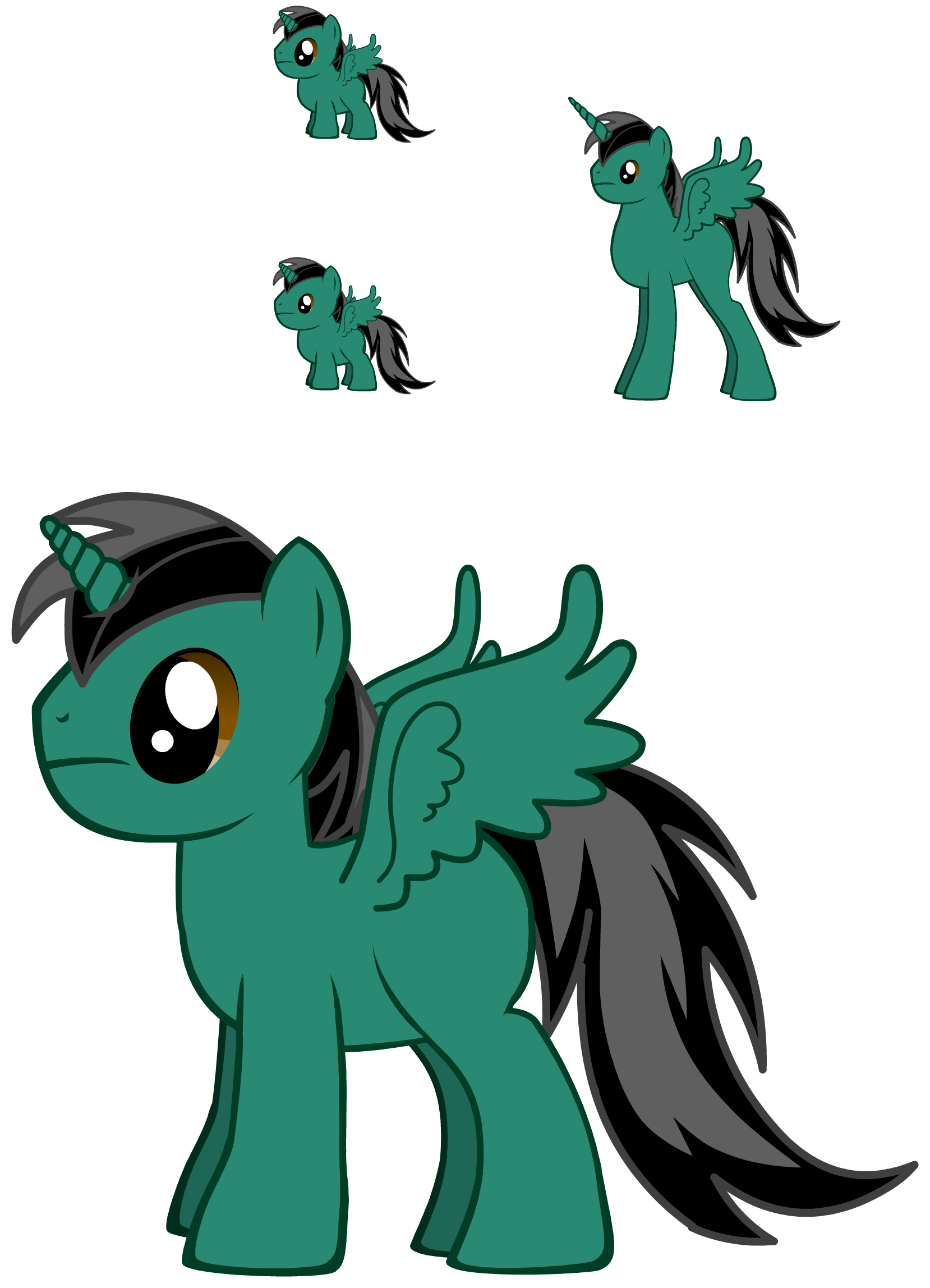 #2941447 - safe, artist:emc-blingds, oc, oc only, alicorn, pony, pony ...