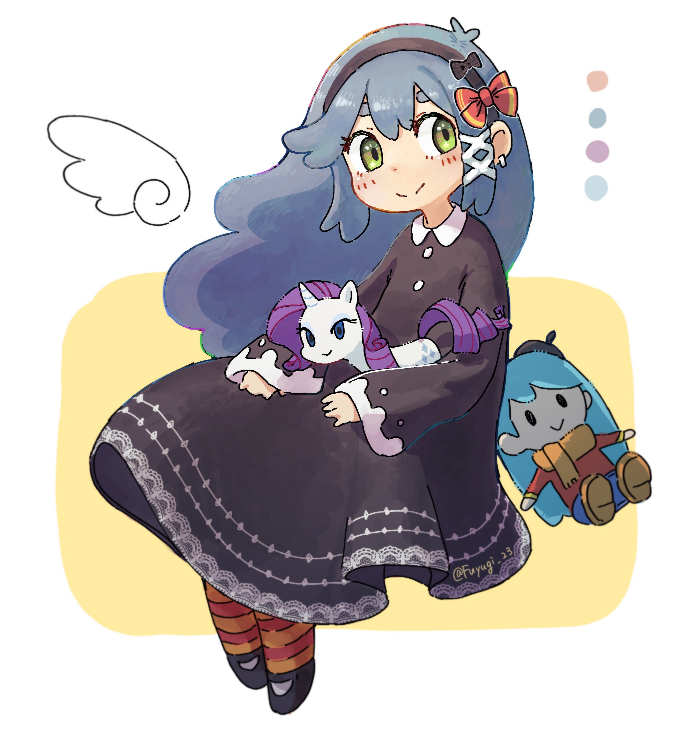 #2942436 - safe, artist:fuyugi, rarity, human, pony, unicorn, g4, high ...