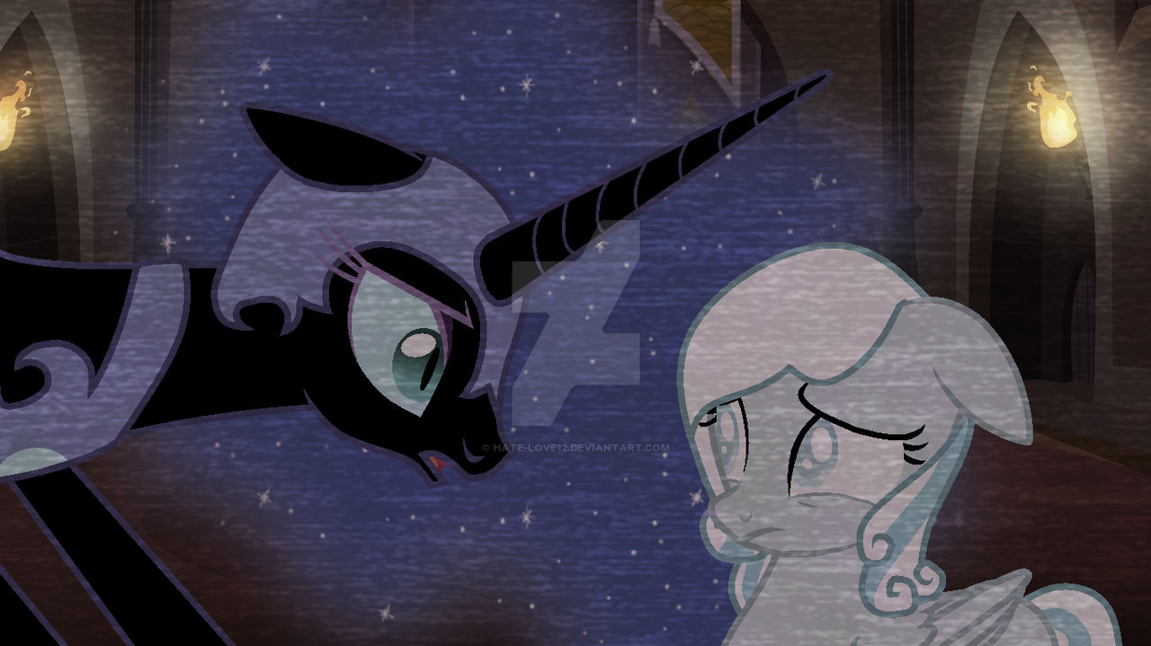 #2943194 - safe, nightmare moon, oc, oc:snowdrop, pony, g4, base used ...