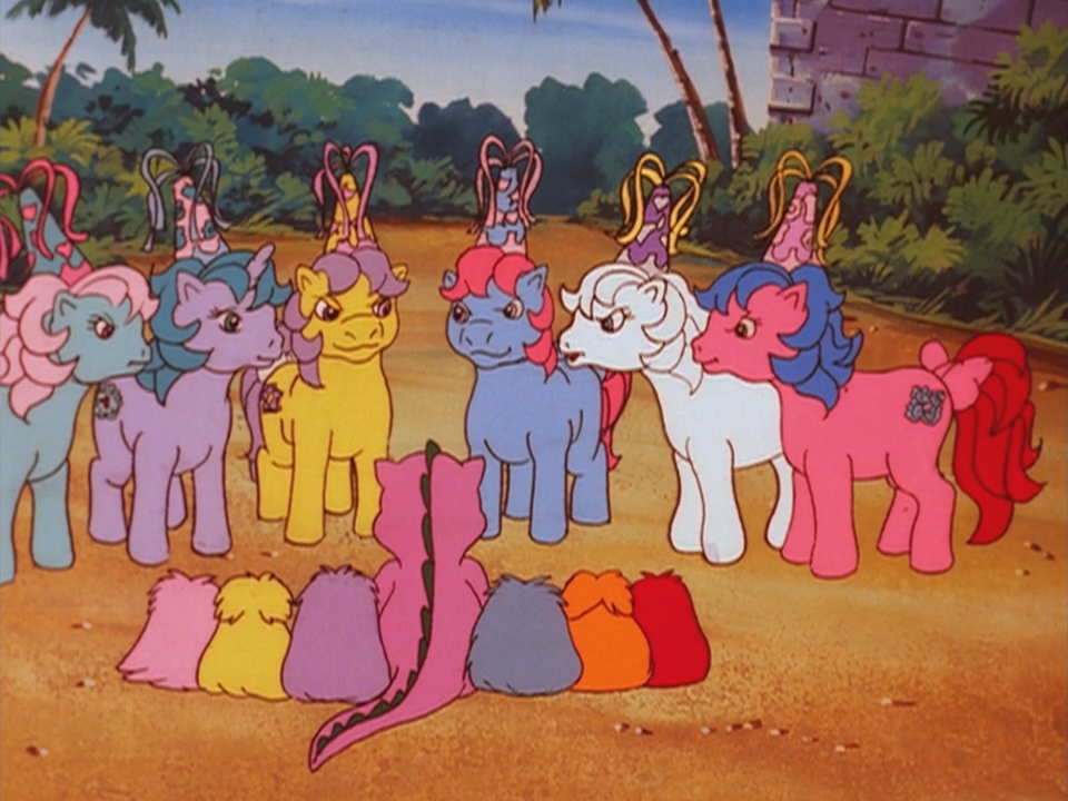 #3024283 - safe, screencap, princess primrose, princess royal blue ...