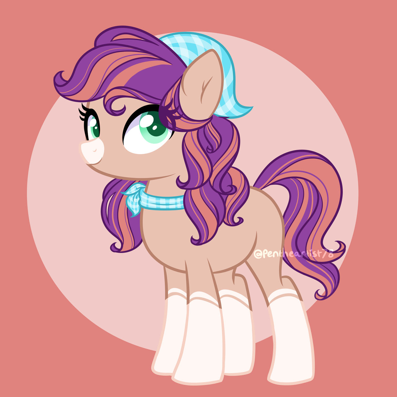 #3024515 - safe, artist:pen-art78, oc, earth pony, pony, female, fusion ...