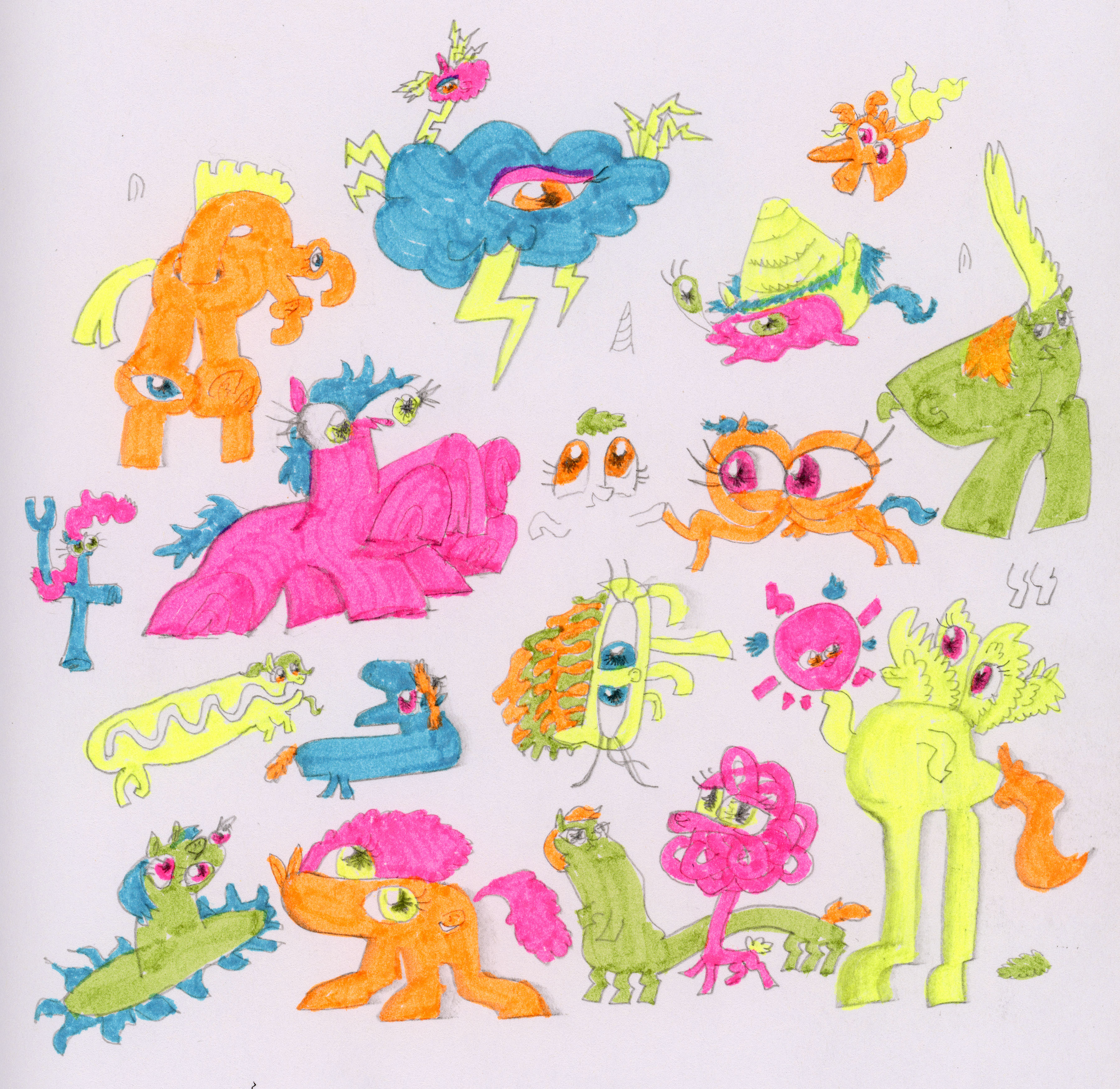 #3025126 - safe, artist:ja0822ck, oc, oc only, alicorn, earth pony ...