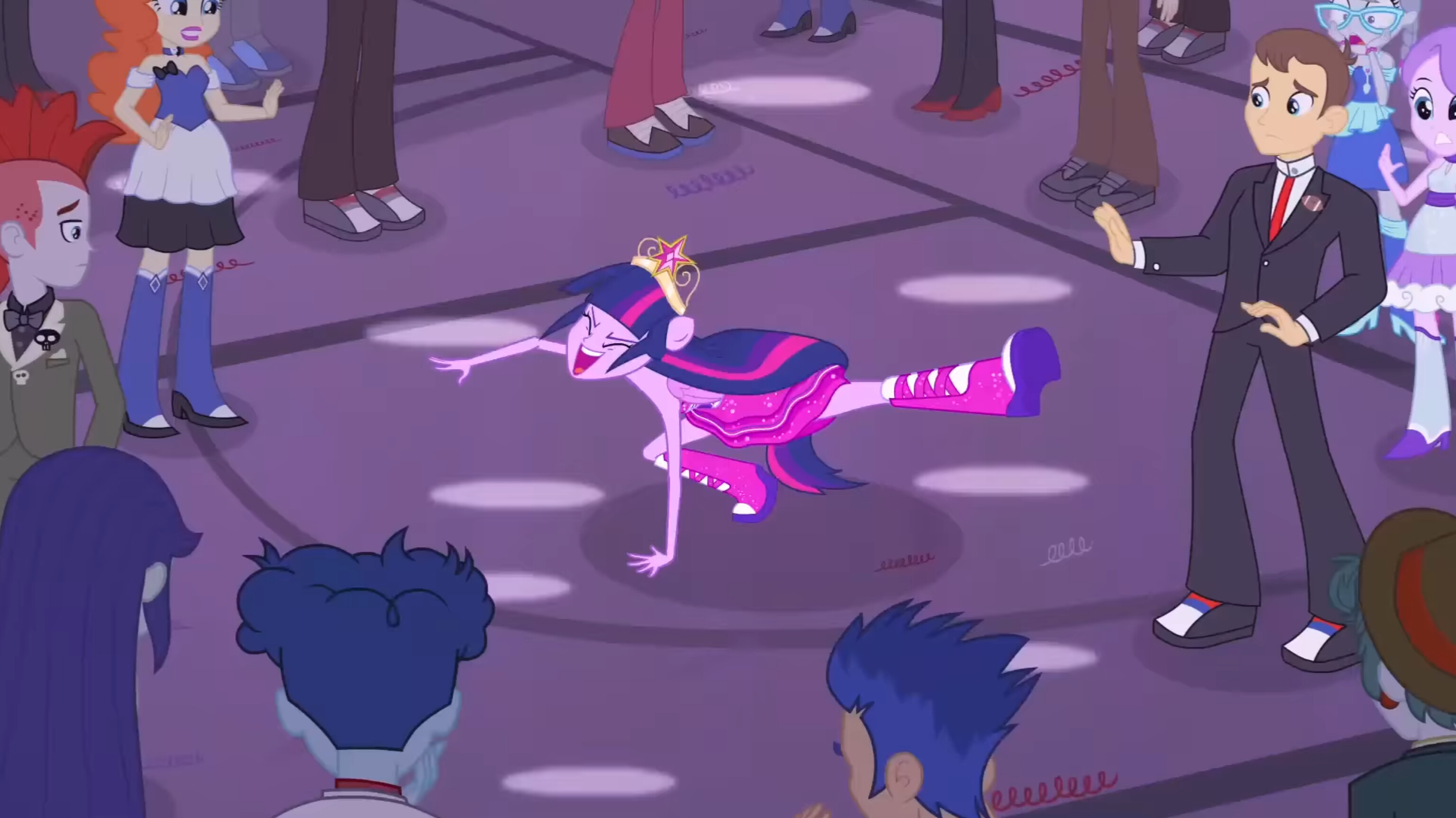 #3028589 - safe, screencap, blueberry cake, diamond tiara, flash sentry ...