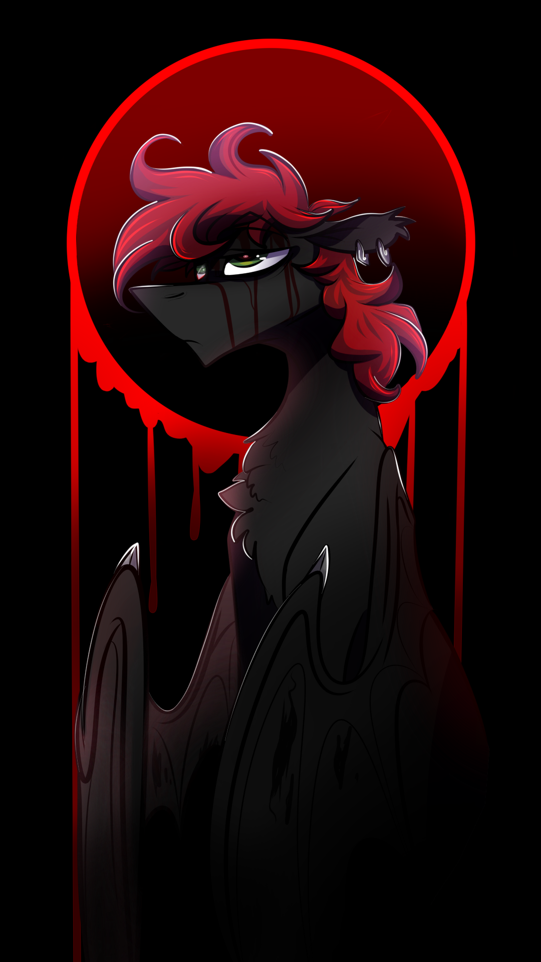 #3029400 - safe, artist:wacky-skiff, oc, oc only, bat pony, pony, bat ...