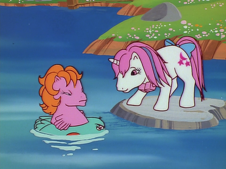 #3031847 - safe, screencap, baby moondancer, backstroke, pony, sea pony ...